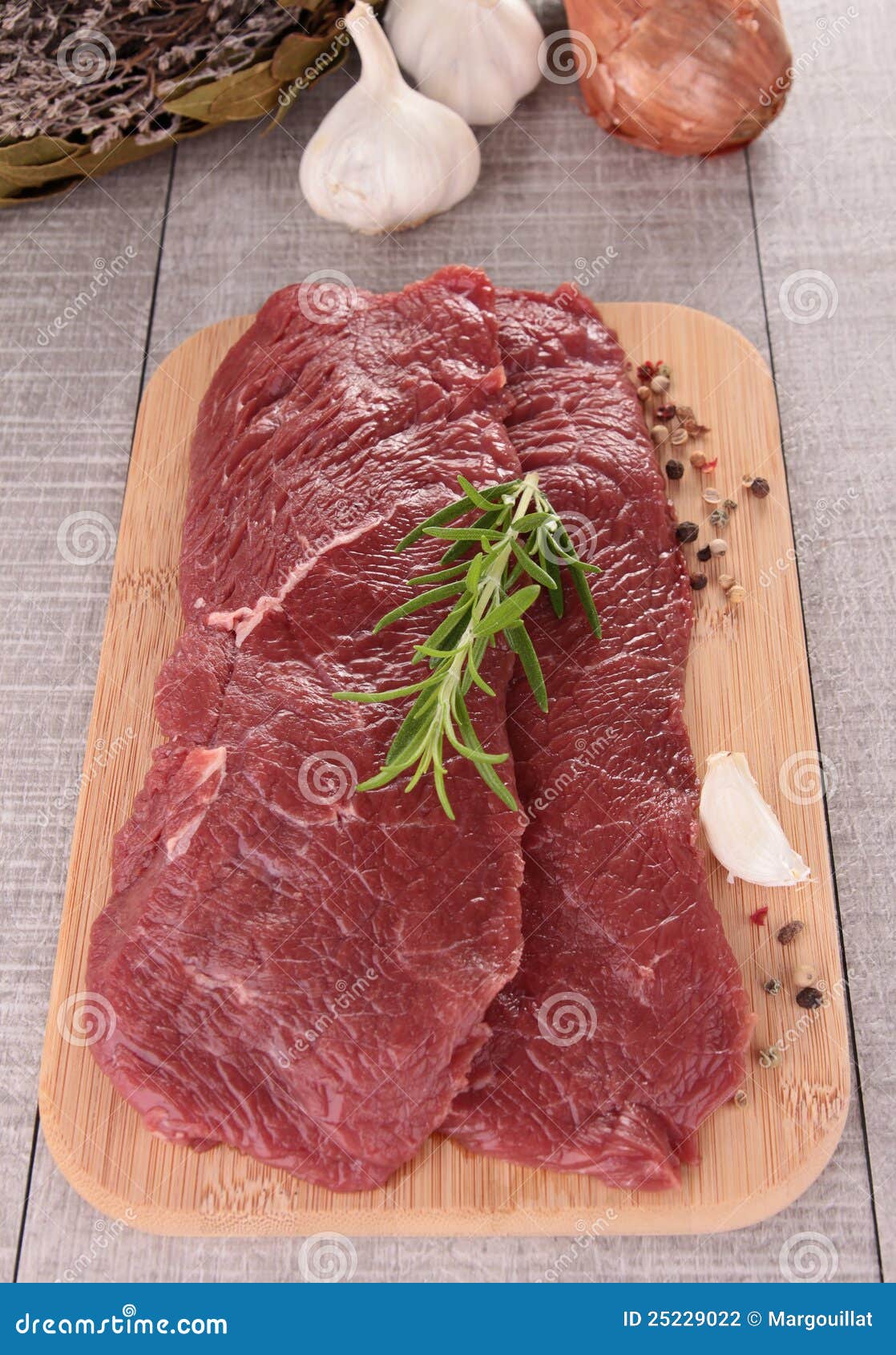 Raw beefsteak stock photo. Image of beef, shot, butcher - 25229022