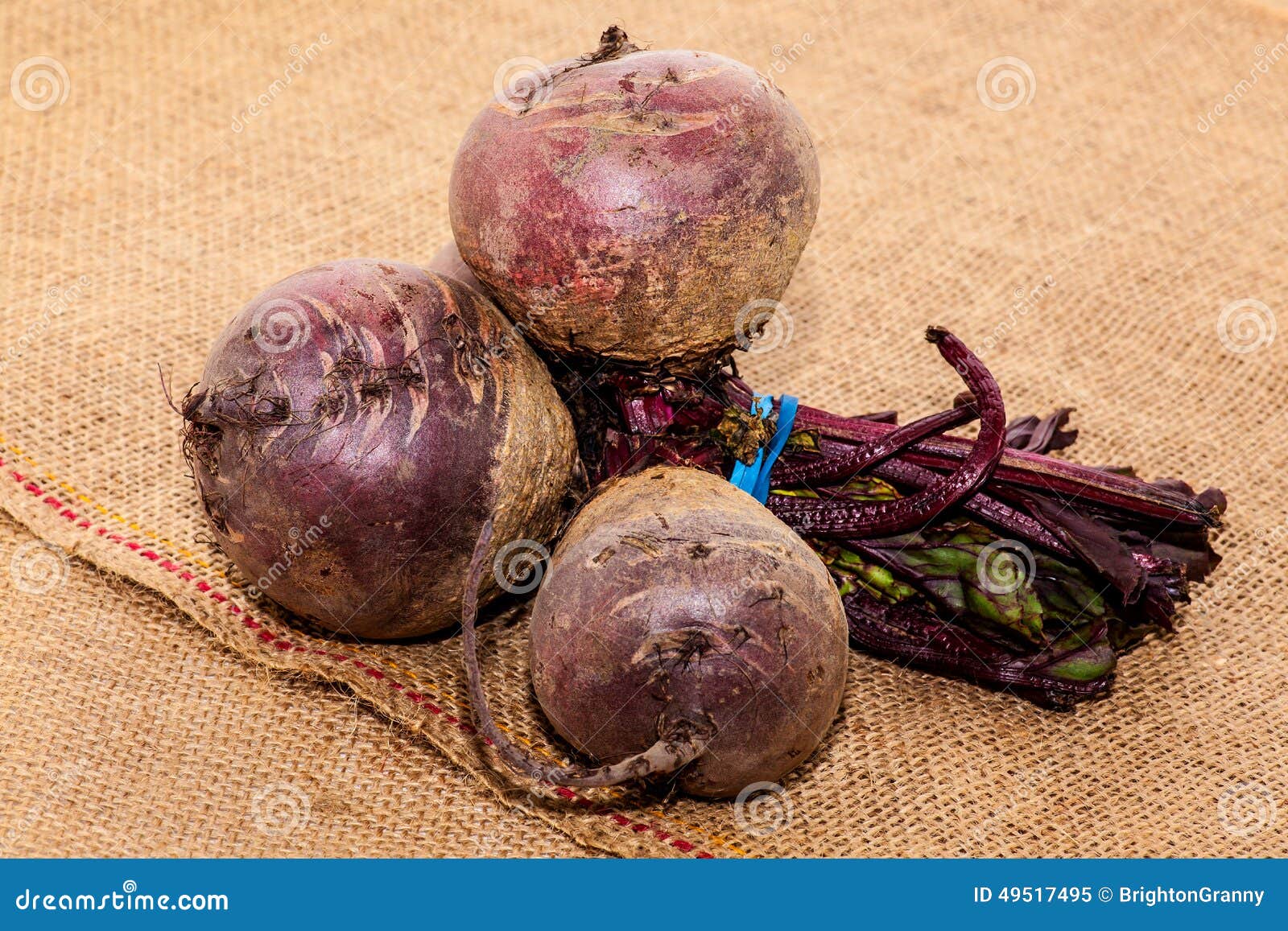Uncooked Red Beetroot Cut In Half On A White Background Stock ...