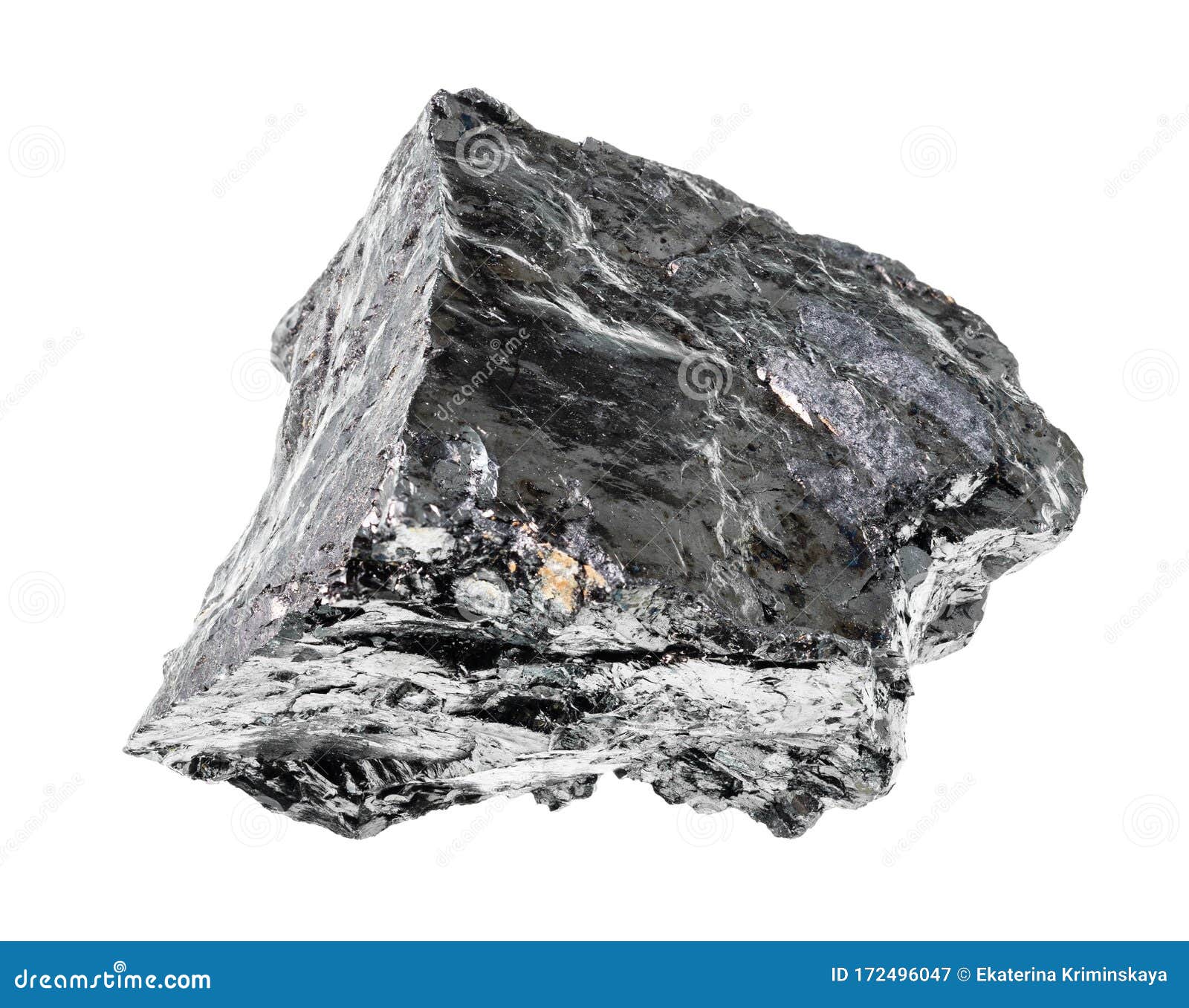 Raw Bituminous Coal (black Coal) Rock Cutout Stock Image - Image of ...