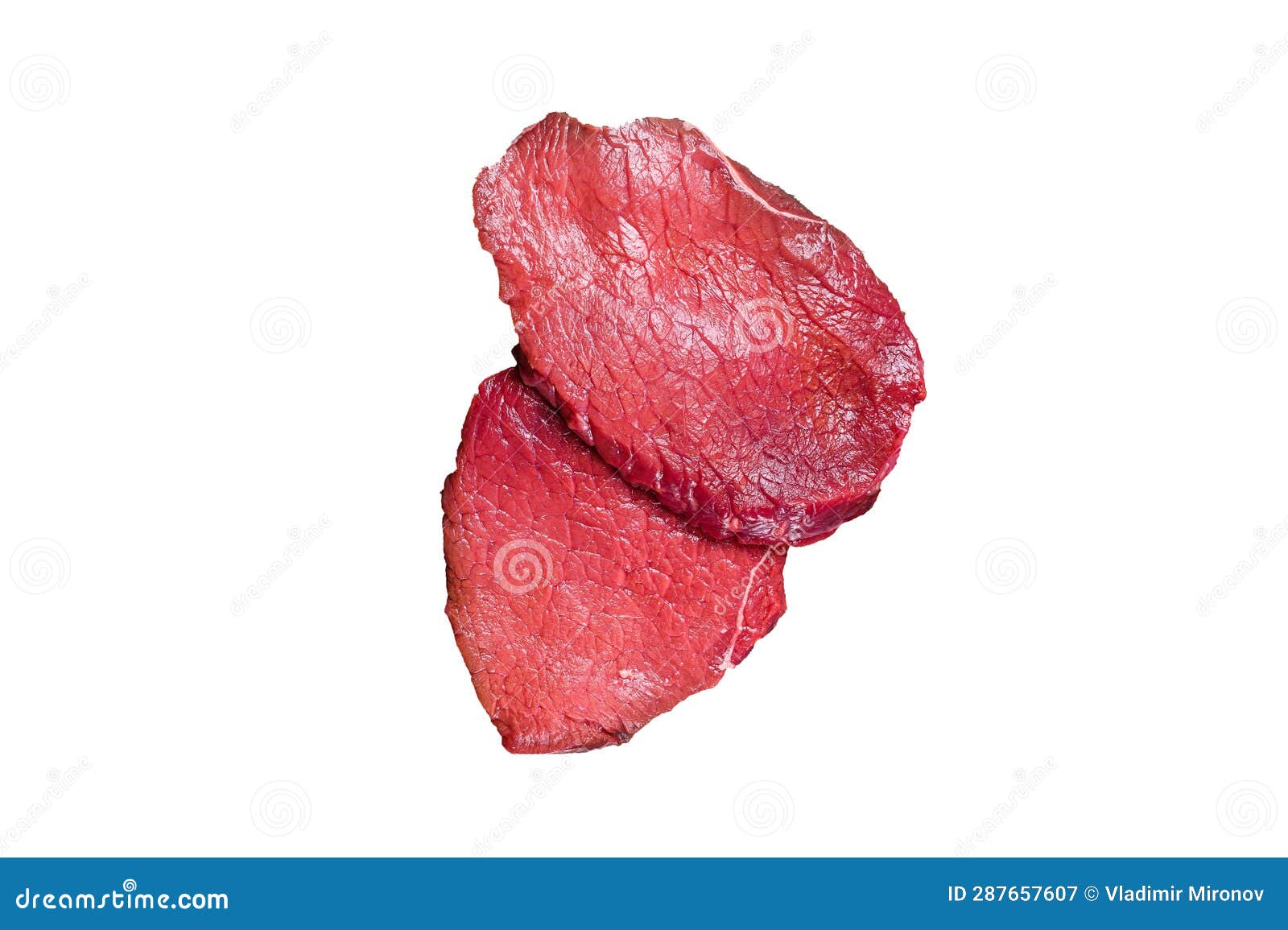Raw Black Angus Beef Meat Sirloin Steak. High Quality Isolate, White ...