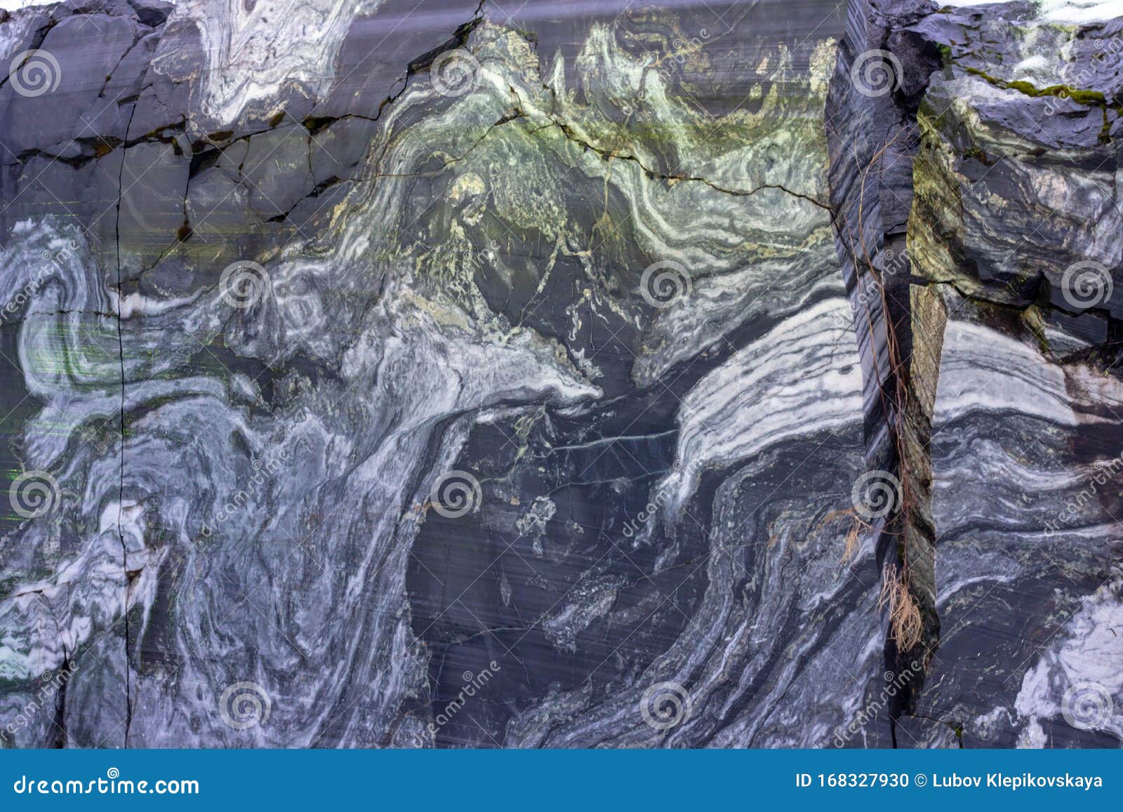 Raw Black Nature Marble Patterned Texture Background Stock Photo ...