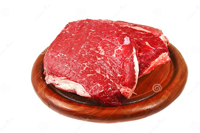 Raw bloody beef steak stock photo. Image of beef, ingredient - 10007712