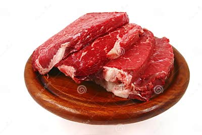 Raw bloody beef steak stock image. Image of freshness - 8215893