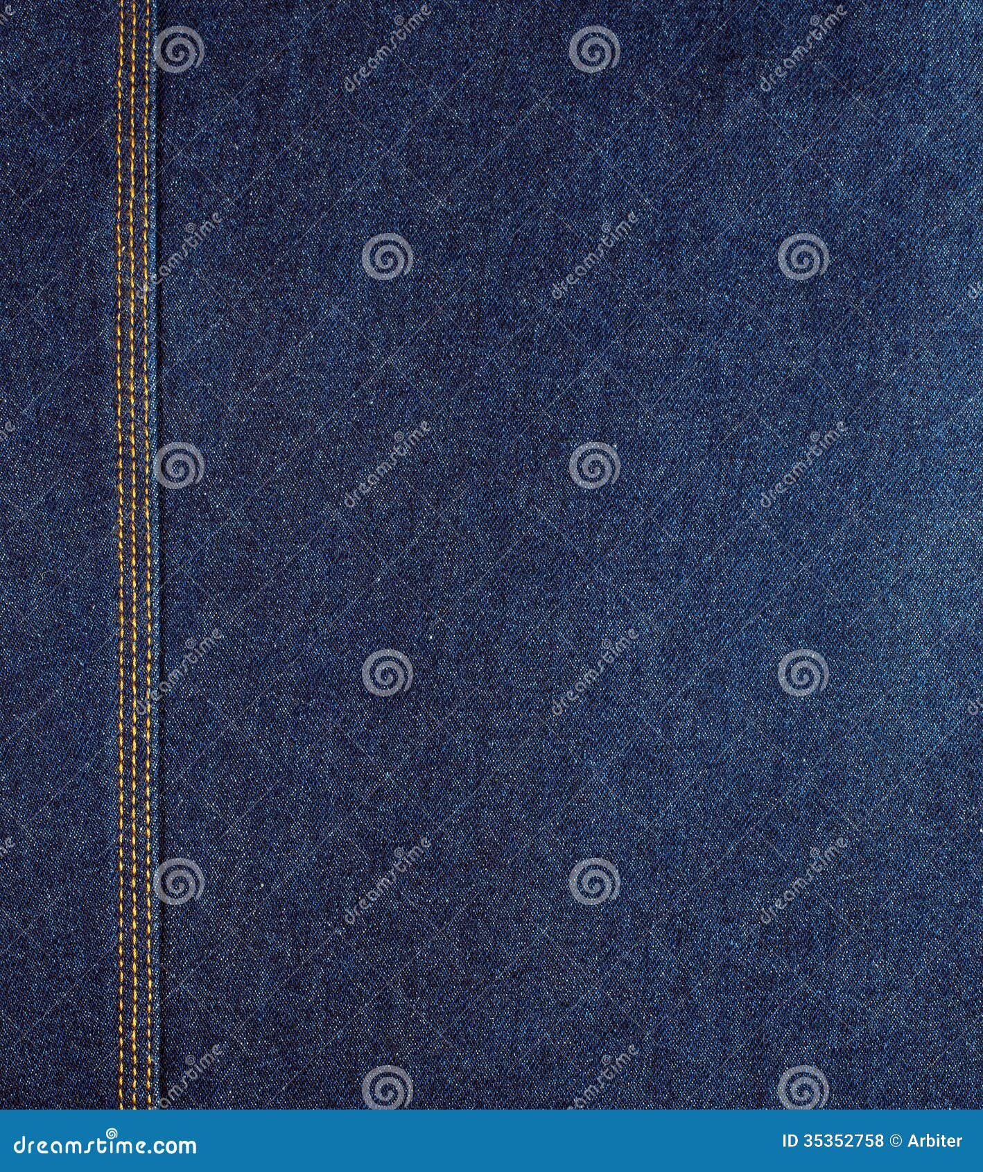 Raw blue denim stock photo. Image of fashion, indigo - 35352758