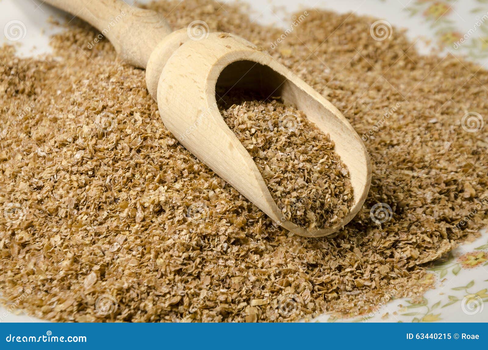 Raw bran on a plate stock image. Image of dieting, culinary - 63440215