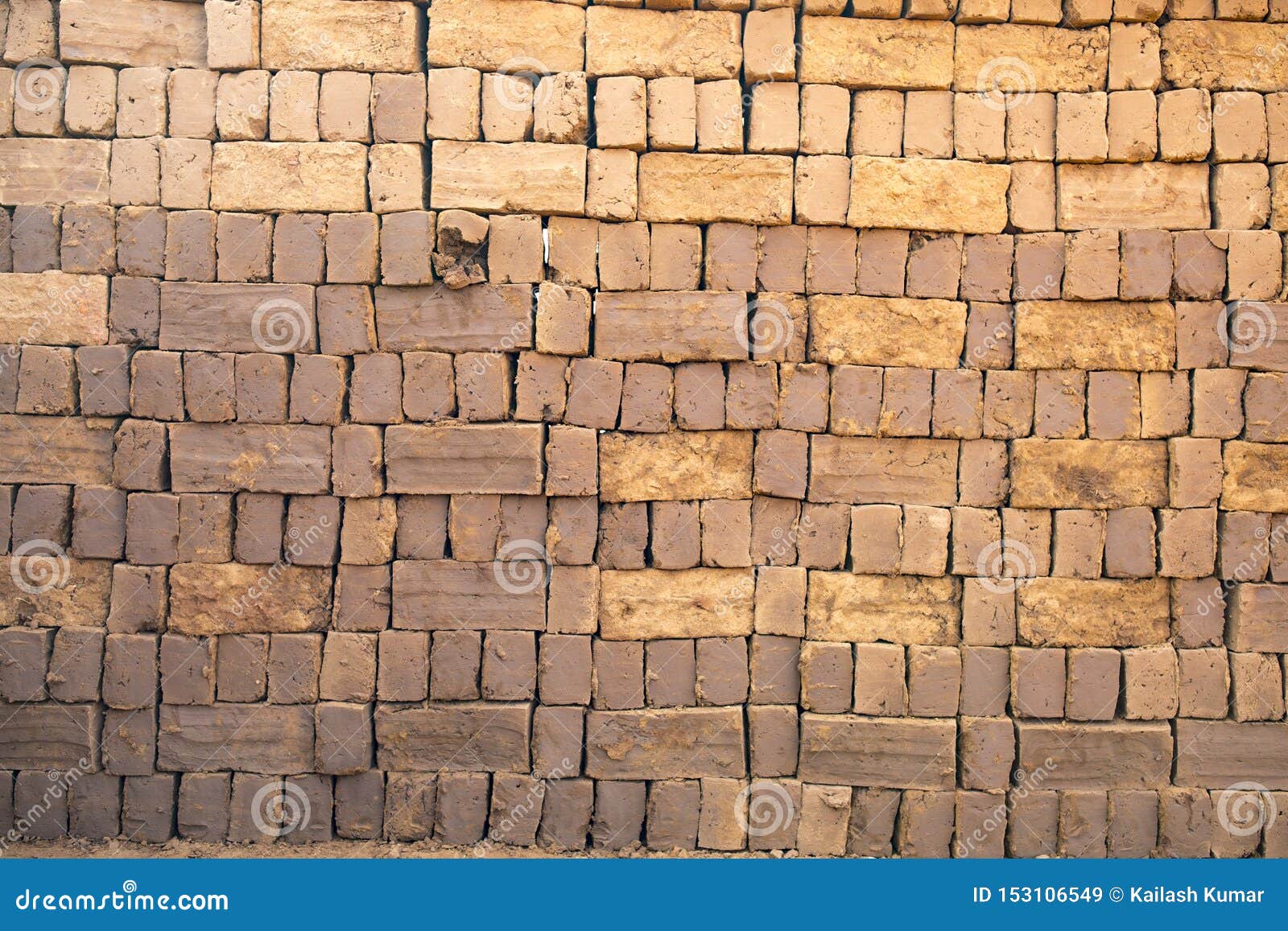 Raw Brick stock image. Image of construction, india - 153106549