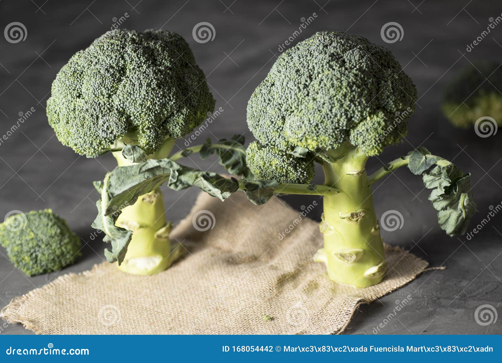 Raw broccoli bouquet stock photo. Image of fresh, vitamin - 168054442