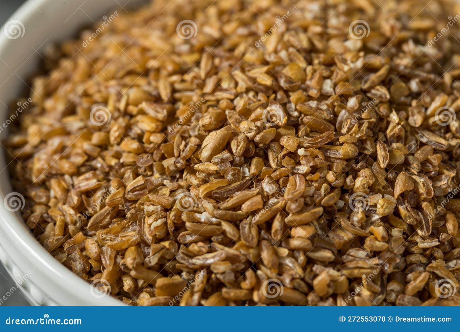 Raw Brown Organic Bulgar Wheat Stock Photo - Image of bulgur, nutrition ...