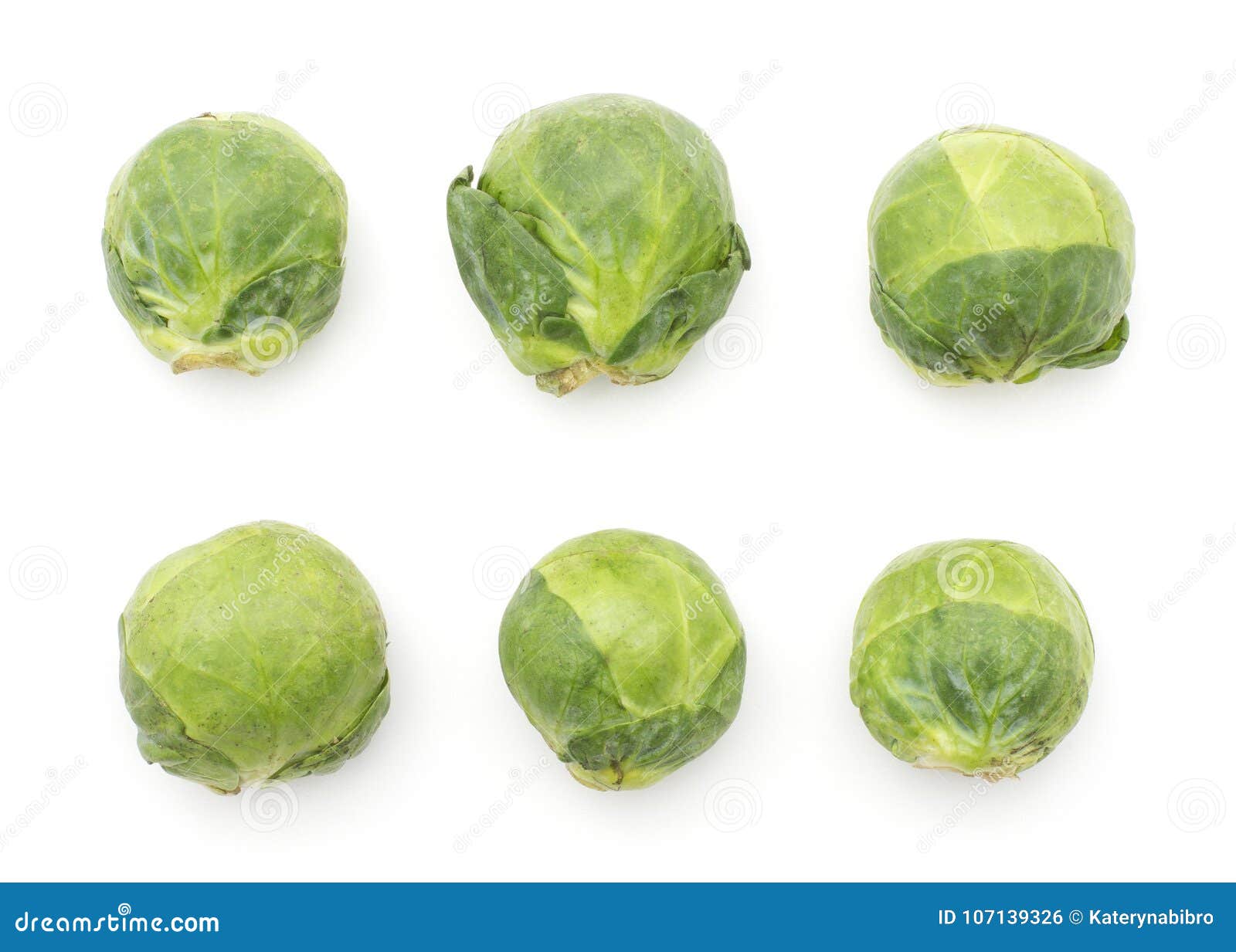 Raw Brussels Sprout Isolated Stock Photo - Image of peel, light: 107139326