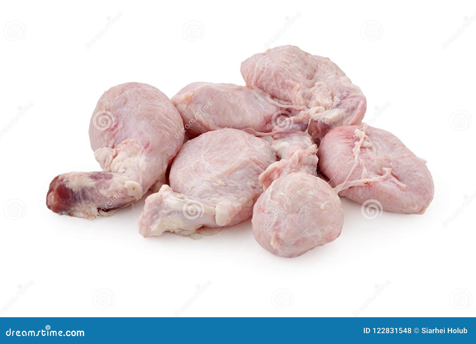 Raw Bull Testicles on White Background Stock Photo - Image of foodstuff ...