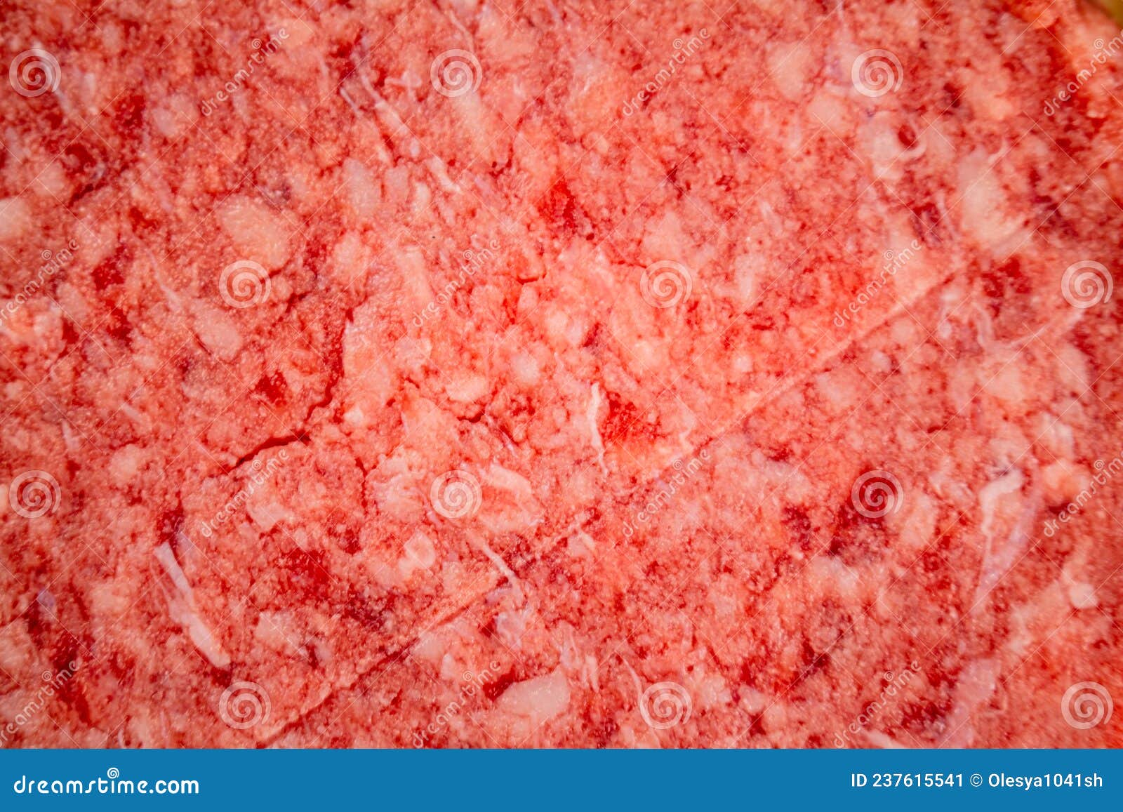 Raw Burger. Macro Background. the Texture of the Raw Burger Stock Image ...