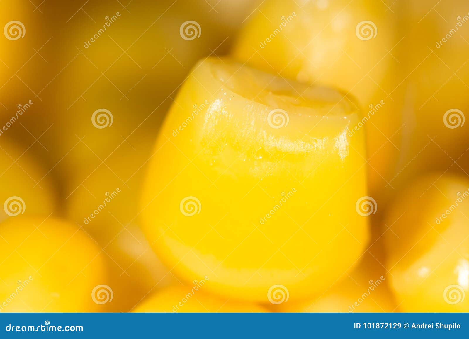 Raw Canned Corn Texture Wallpaper Stock Image - Image of macro ...