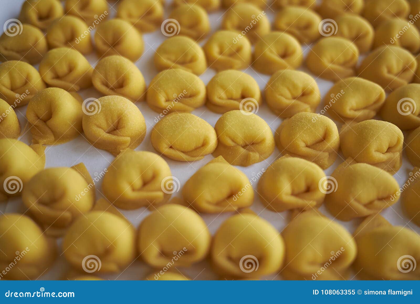 Raw capelletti pasta stock image. Image of tradition - 108063355