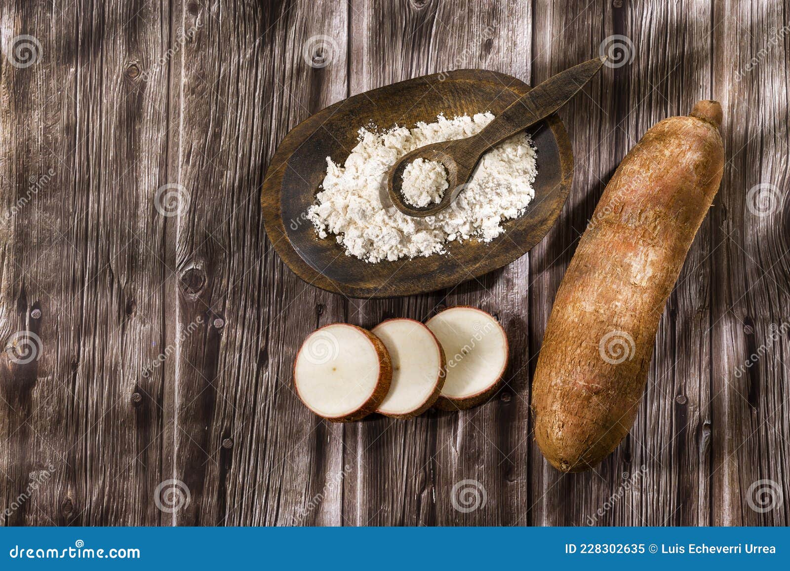 Raw Cassava Root Starch - Manihot Esculenta Stock Image - Image of ...