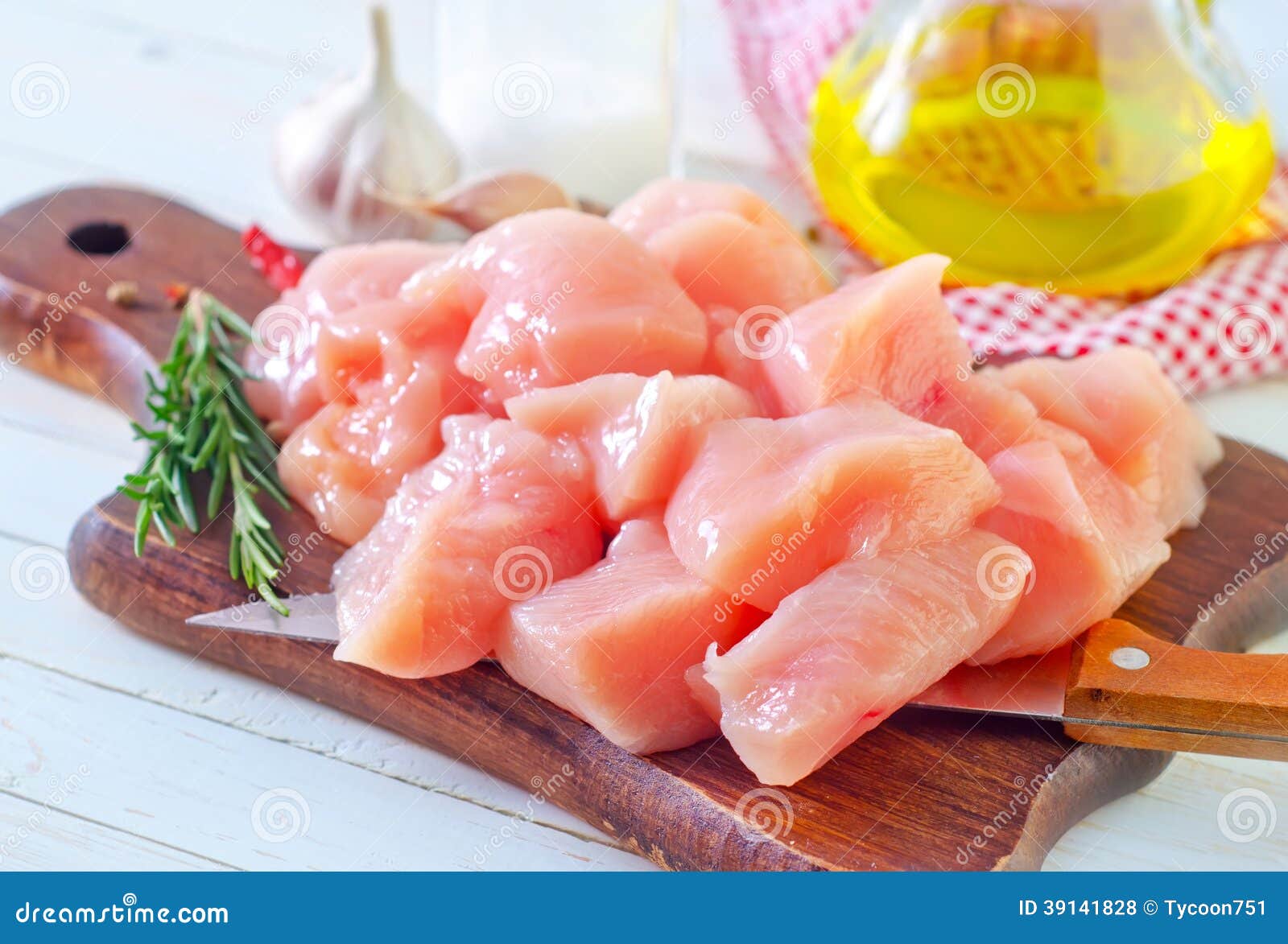 Raw chicken stock photo. Image of garlic, culinary, horizontal - 39141828