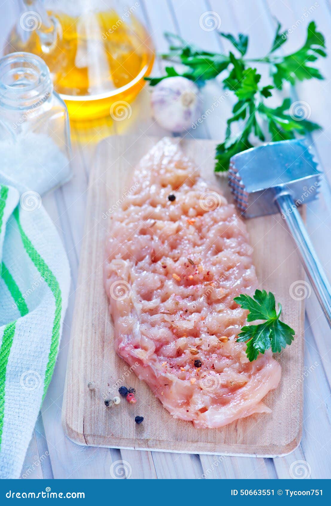 Raw chicken stock image. Image of closeup, food, kitchen - 50663551
