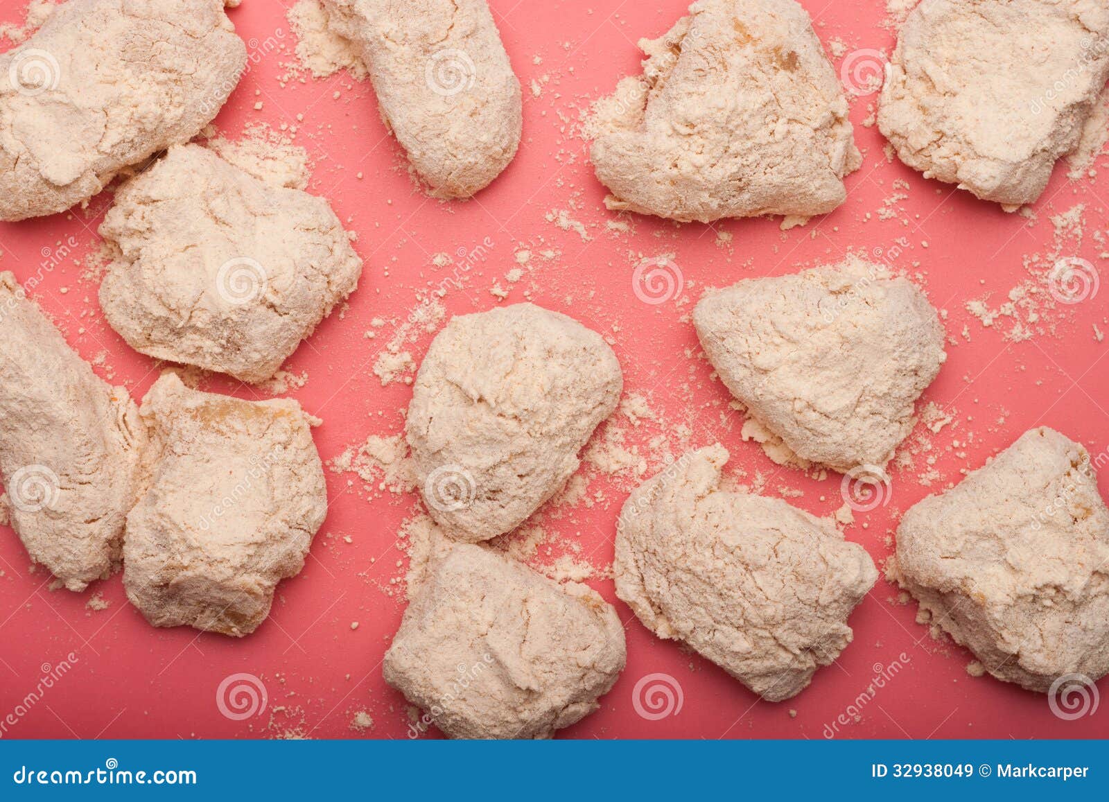 Raw chicken breaded stock image. Image of uncooked, homemade - 32938049