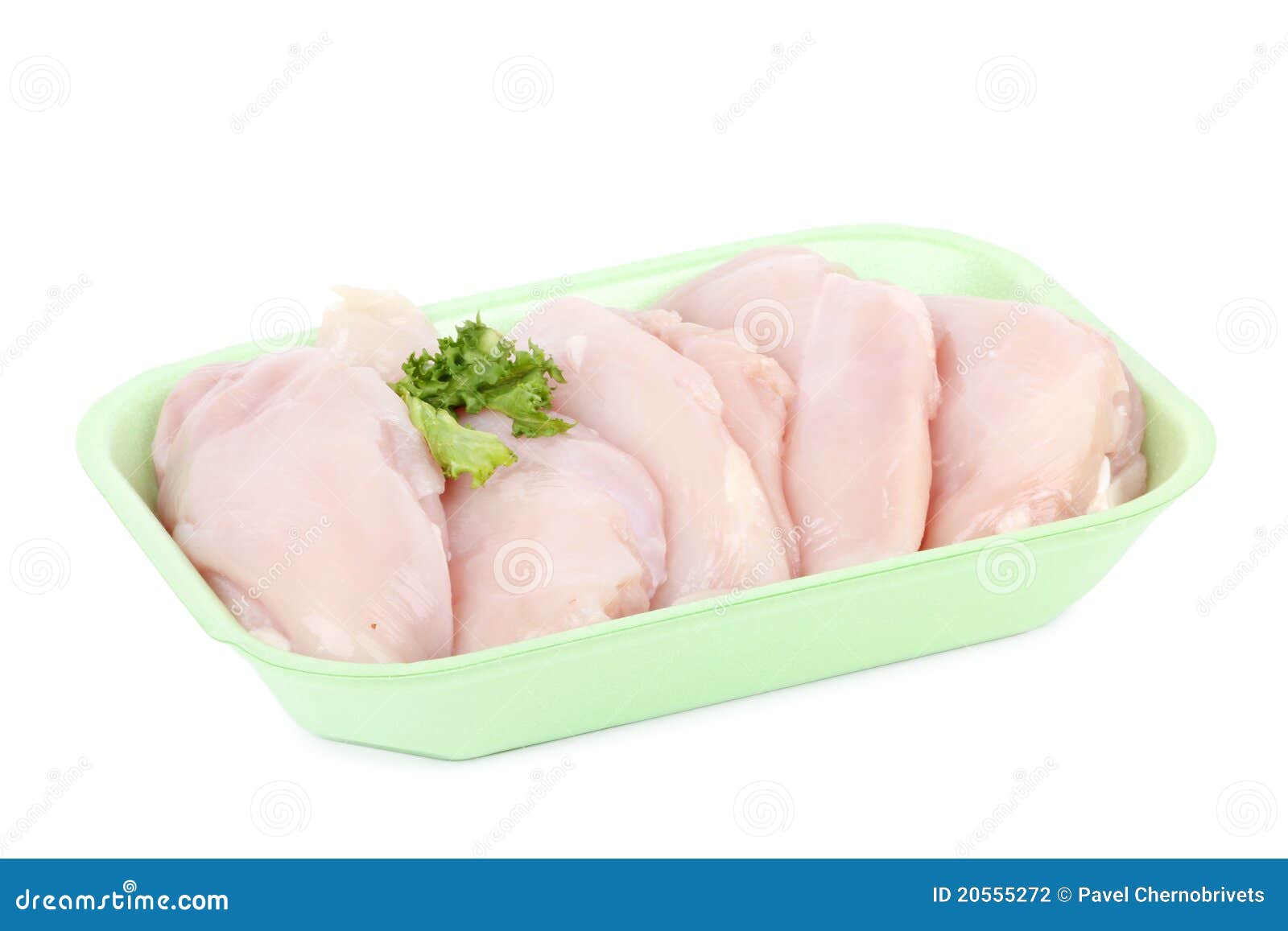 Raw Chicken Breast Fillet in Package Stock Photo - Image of chicken ...