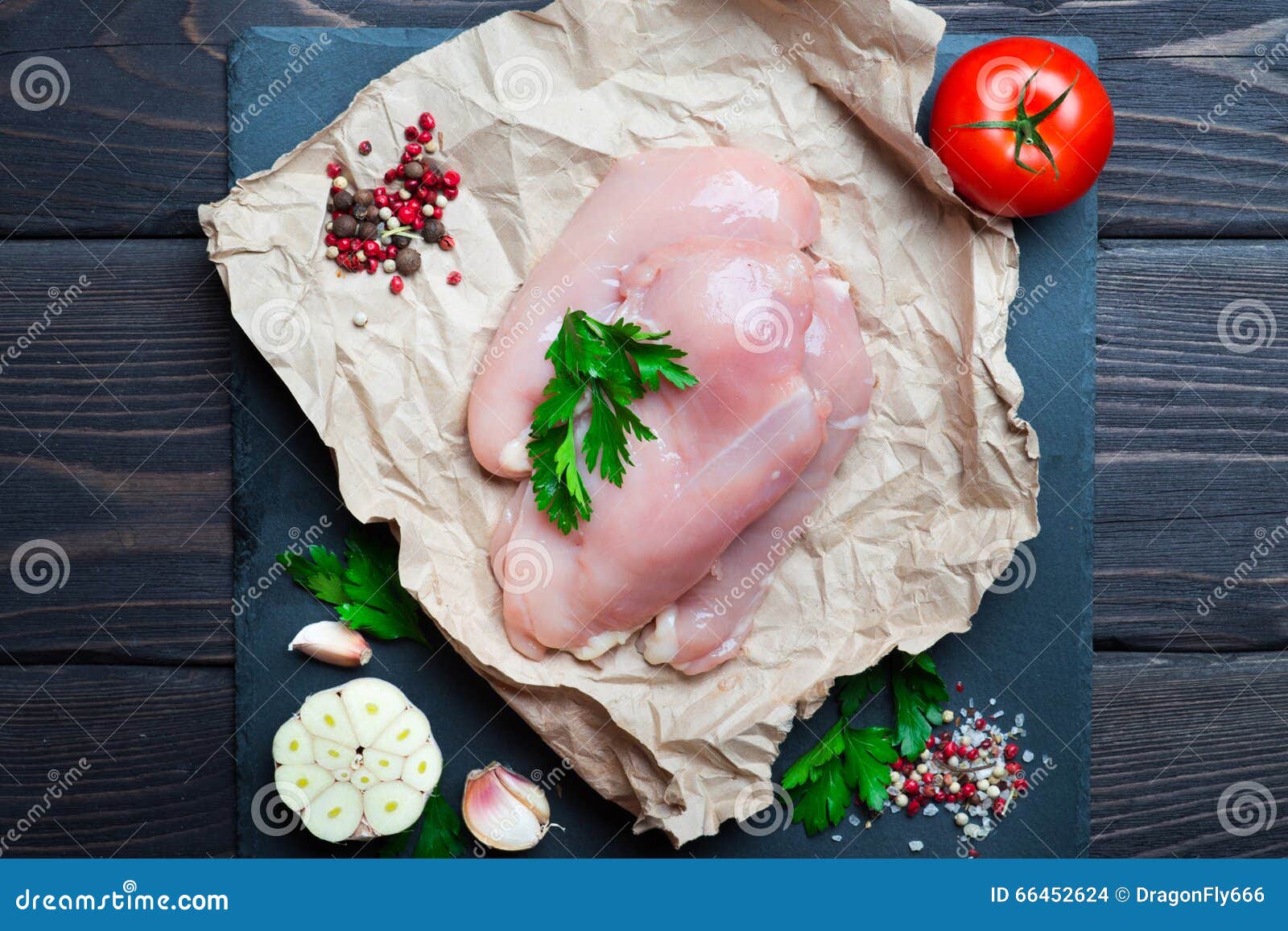 Raw chicken fillet stock photo. Image of fresh, cook - 66452624