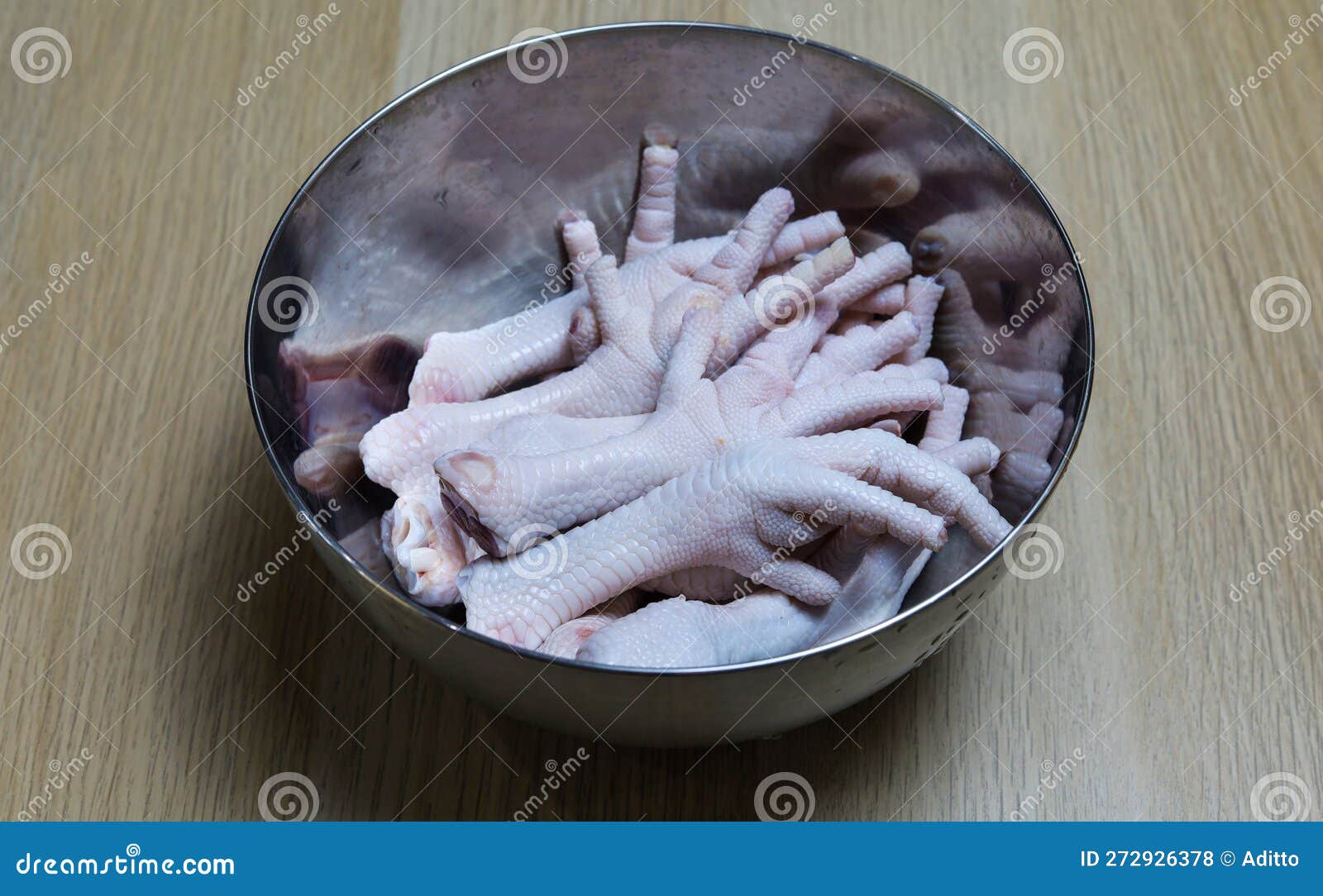 Raw Chicken Finger in a Bowl Stock Photo - Image of ceker, delicious ...