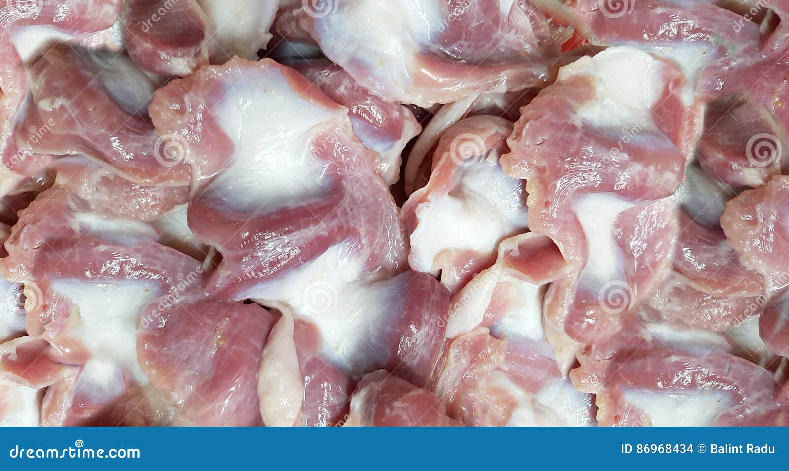 Raw Chicken gizzards stock photo. Image of gizzard, chicken - 86968434