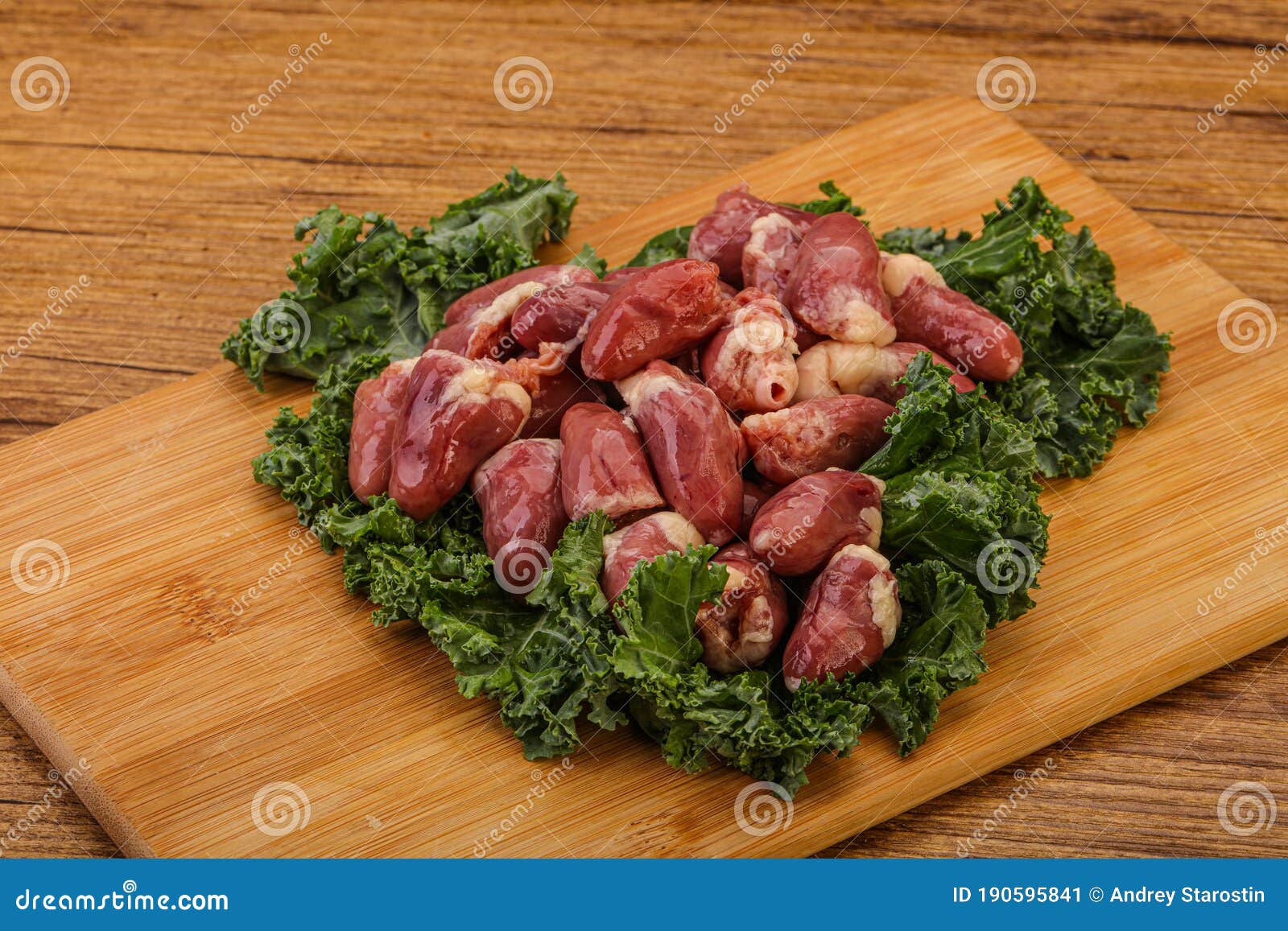Raw Chicken Hearts for Cooking Stock Image - Image of heart, white ...