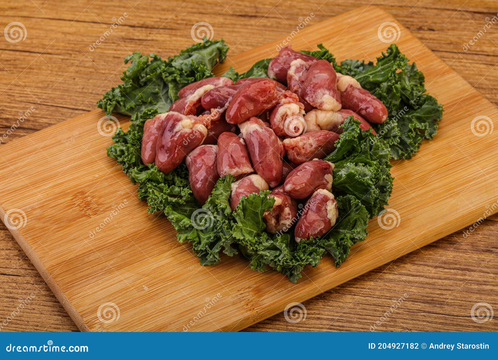 Raw Chicken Hearts for Cooking Stock Photo - Image of innards ...