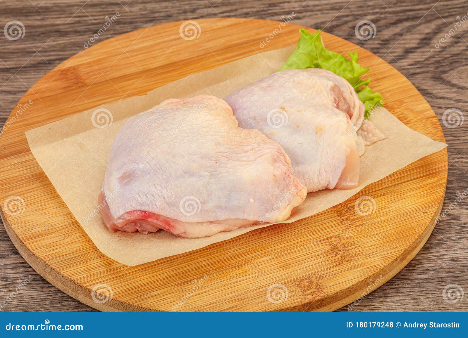 Raw Chicken Hip for Cooking Stock Photo - Image of closeup, cuisine ...
