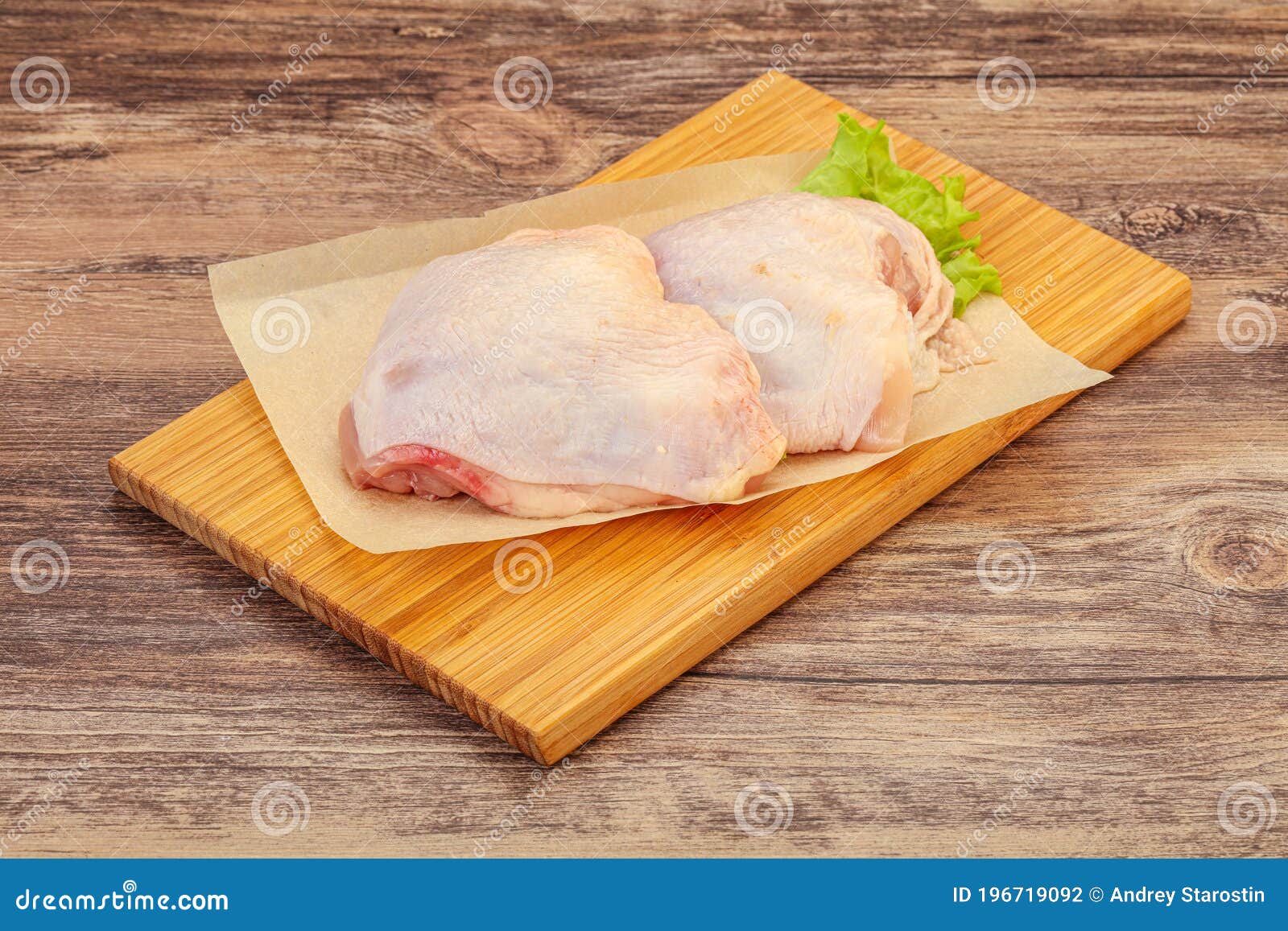 Raw Chicken Hip for Cooking Stock Photo - Image of meal, ingredient ...