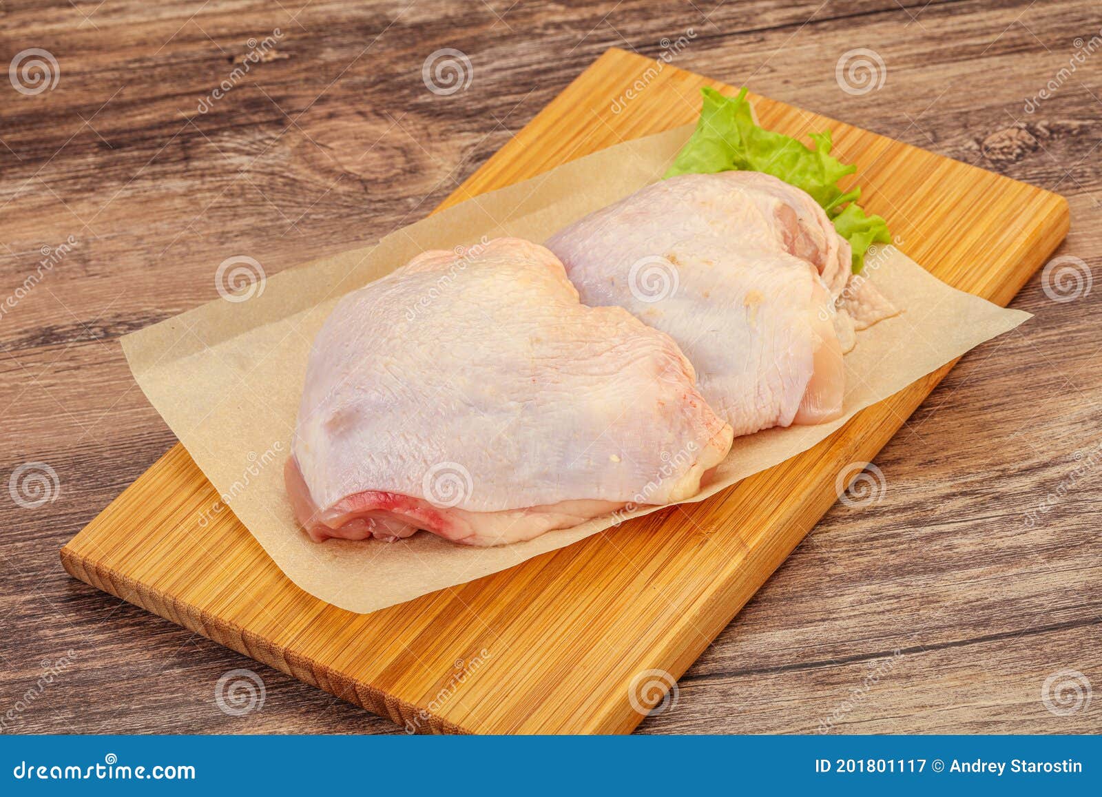 Raw Chicken Hip for Cooking Stock Image - Image of eating, dinner ...