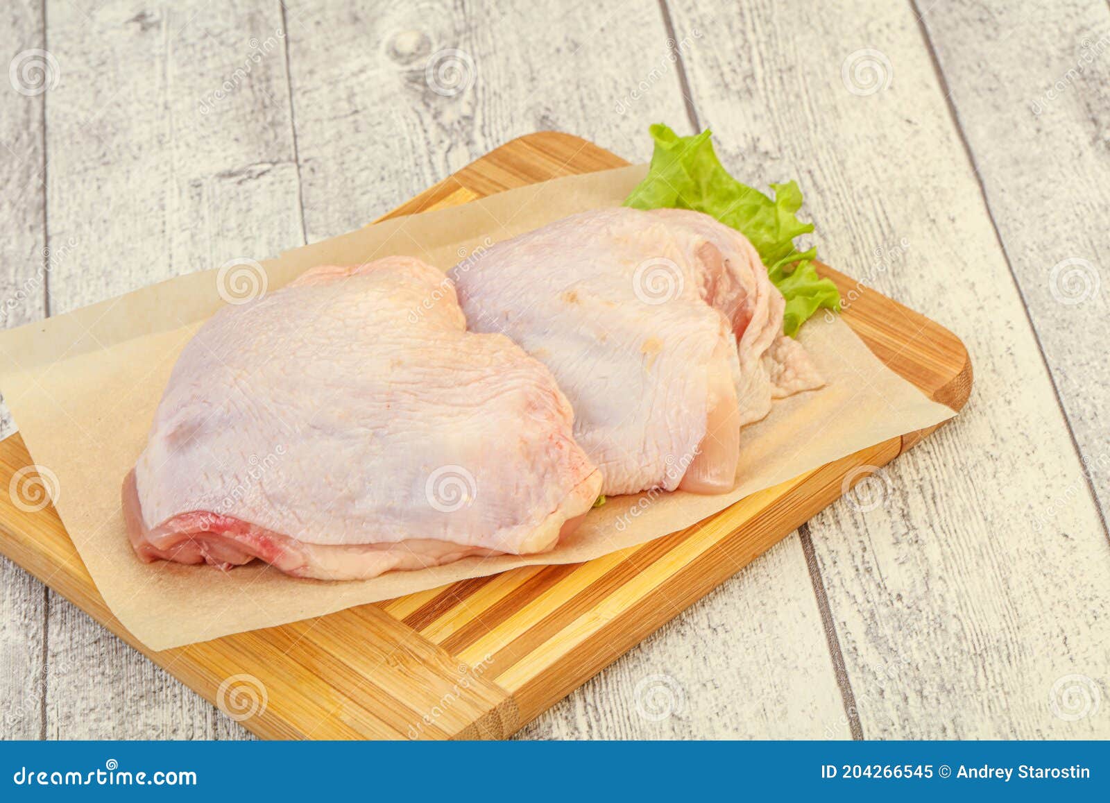 Raw Chicken Hip for Cooking Stock Image - Image of cuisine, cooking ...