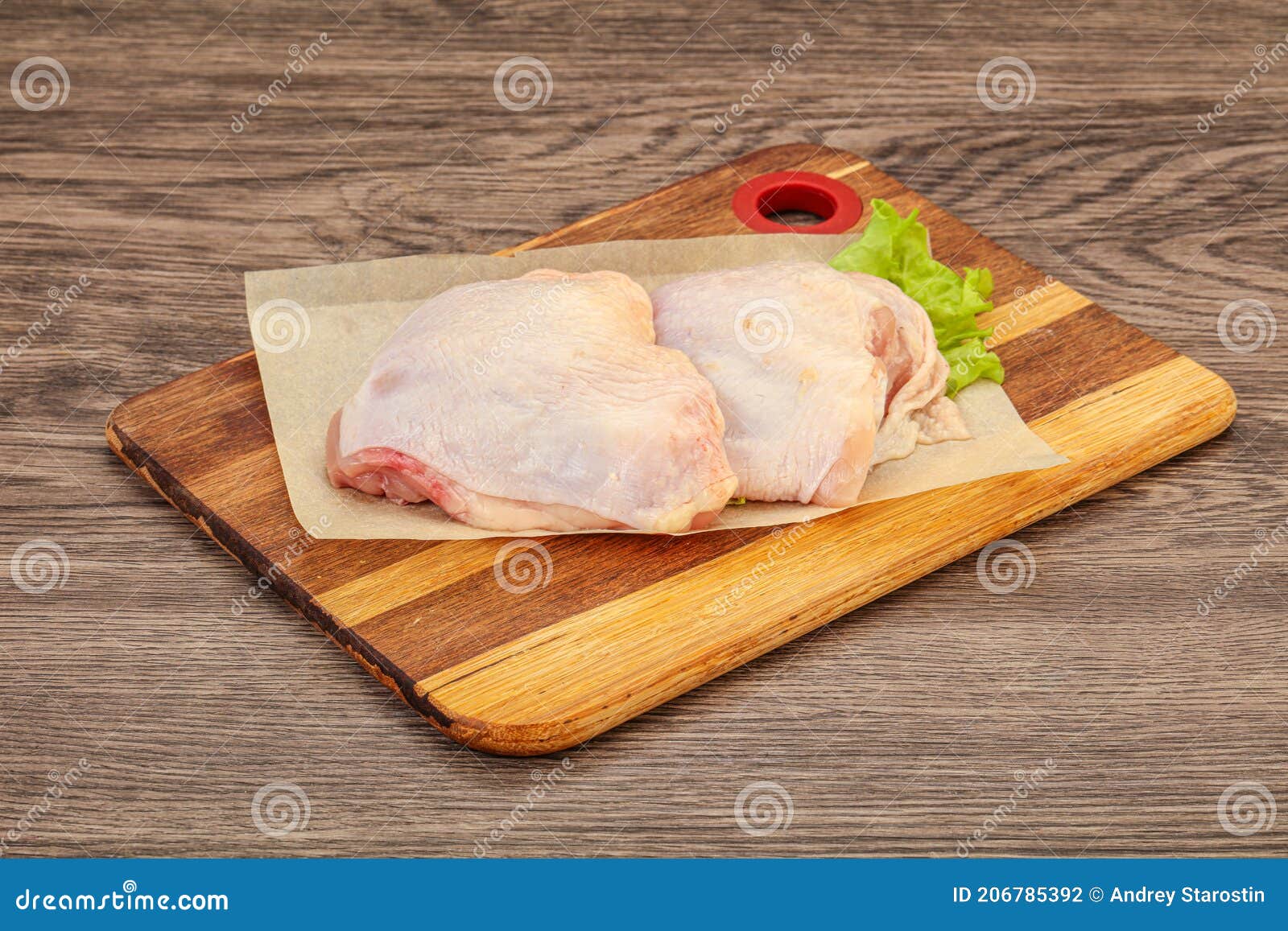 Raw Chicken Hip for Cooking Stock Photo - Image of ingredient, spice ...