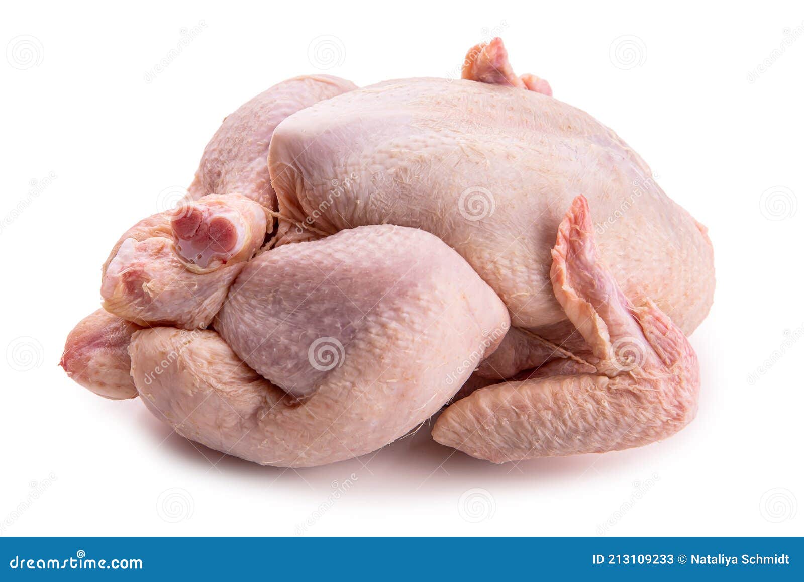 Raw Chicken. Isolate on White Background Stock Image - Image of text ...