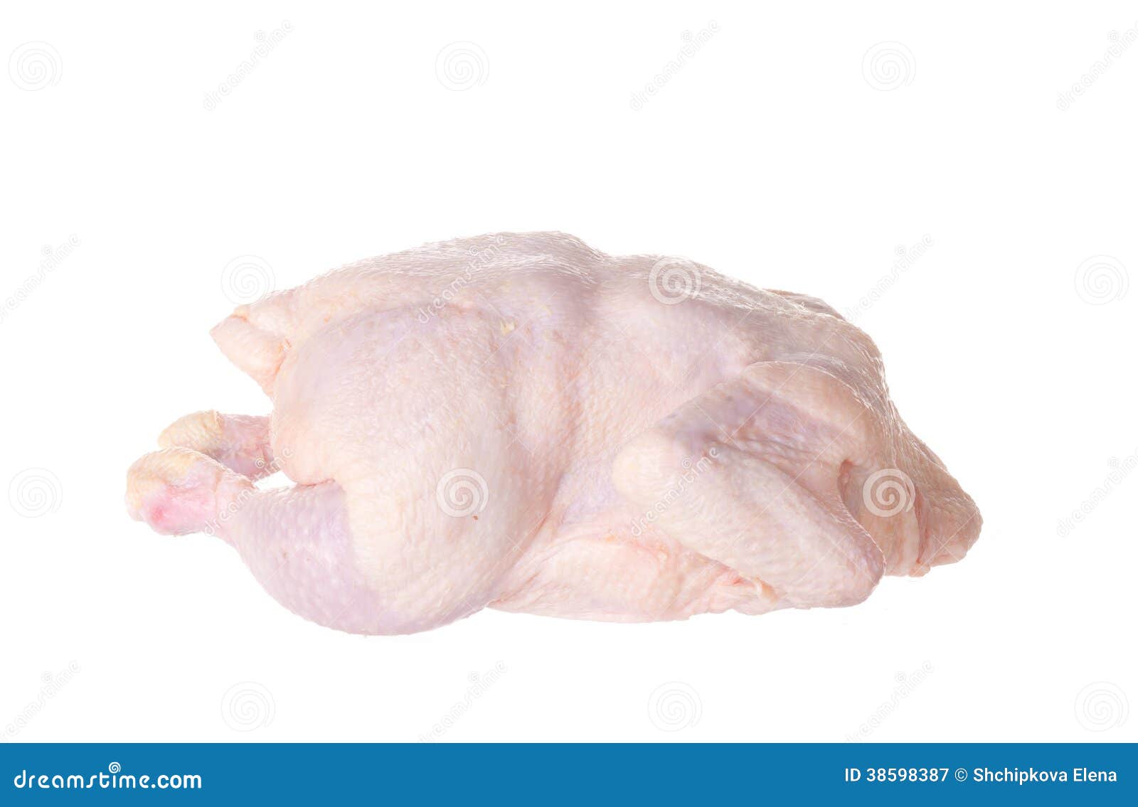 Raw chicken stock image. Image of skin, isolated, uncooked - 38598387