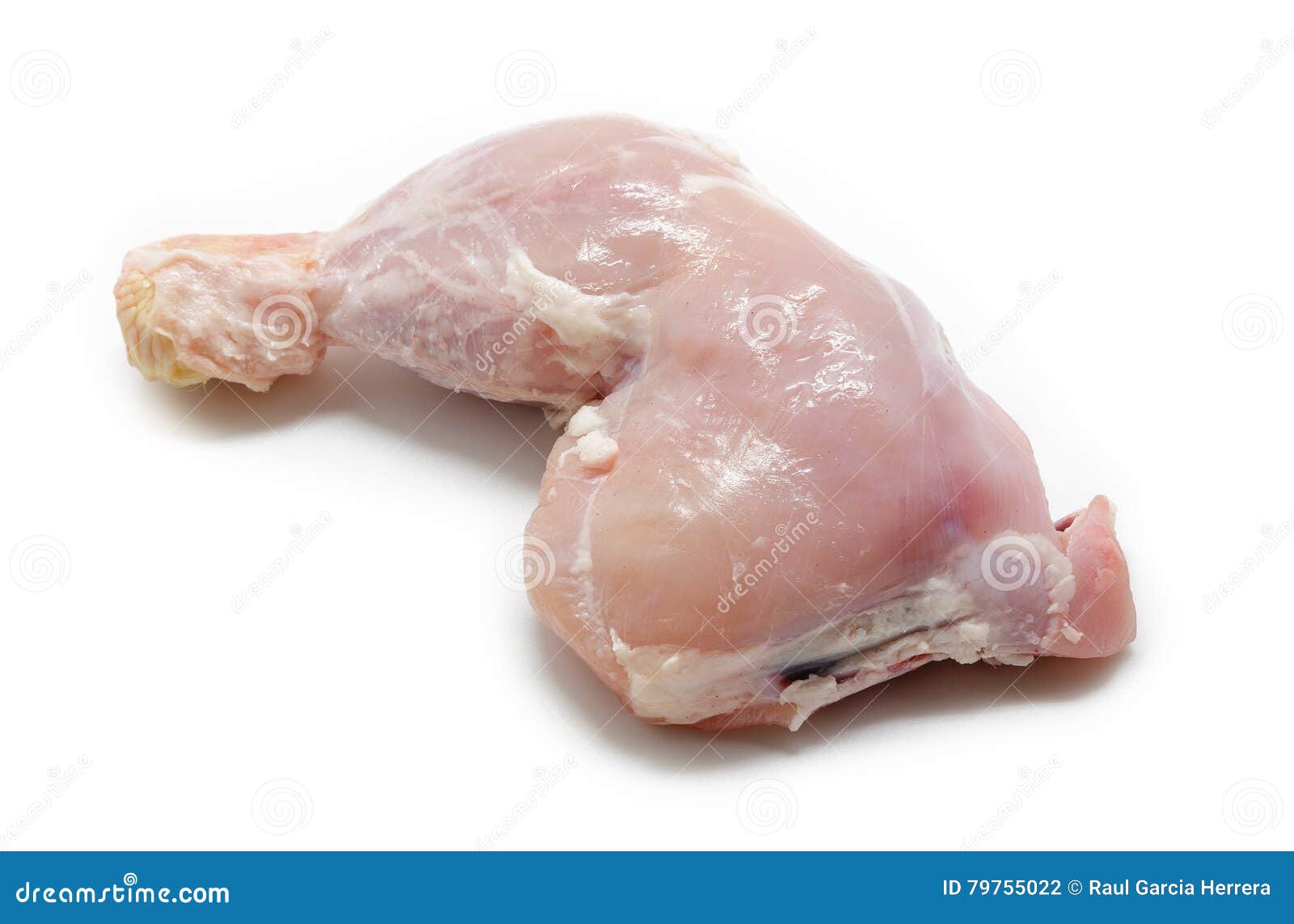 Raw Chicken Meat Isolated on White Background Stock Photo - Image of ...