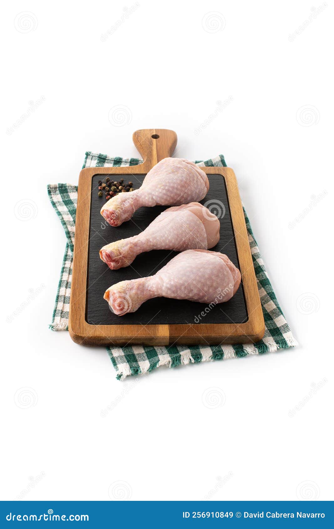 Raw Chicken Meat Legs Isolated on White Background Stock Image - Image ...