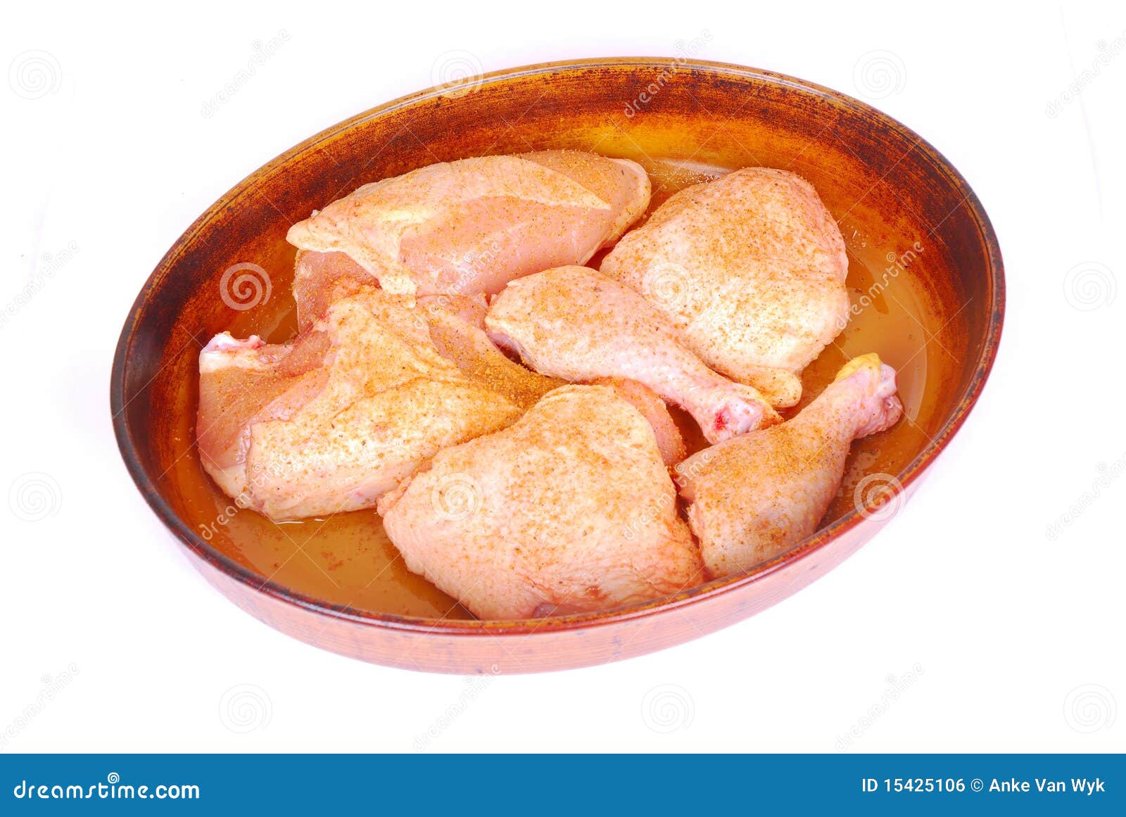 Raw chicken pieces stock photo. Image of piece, food - 15425106