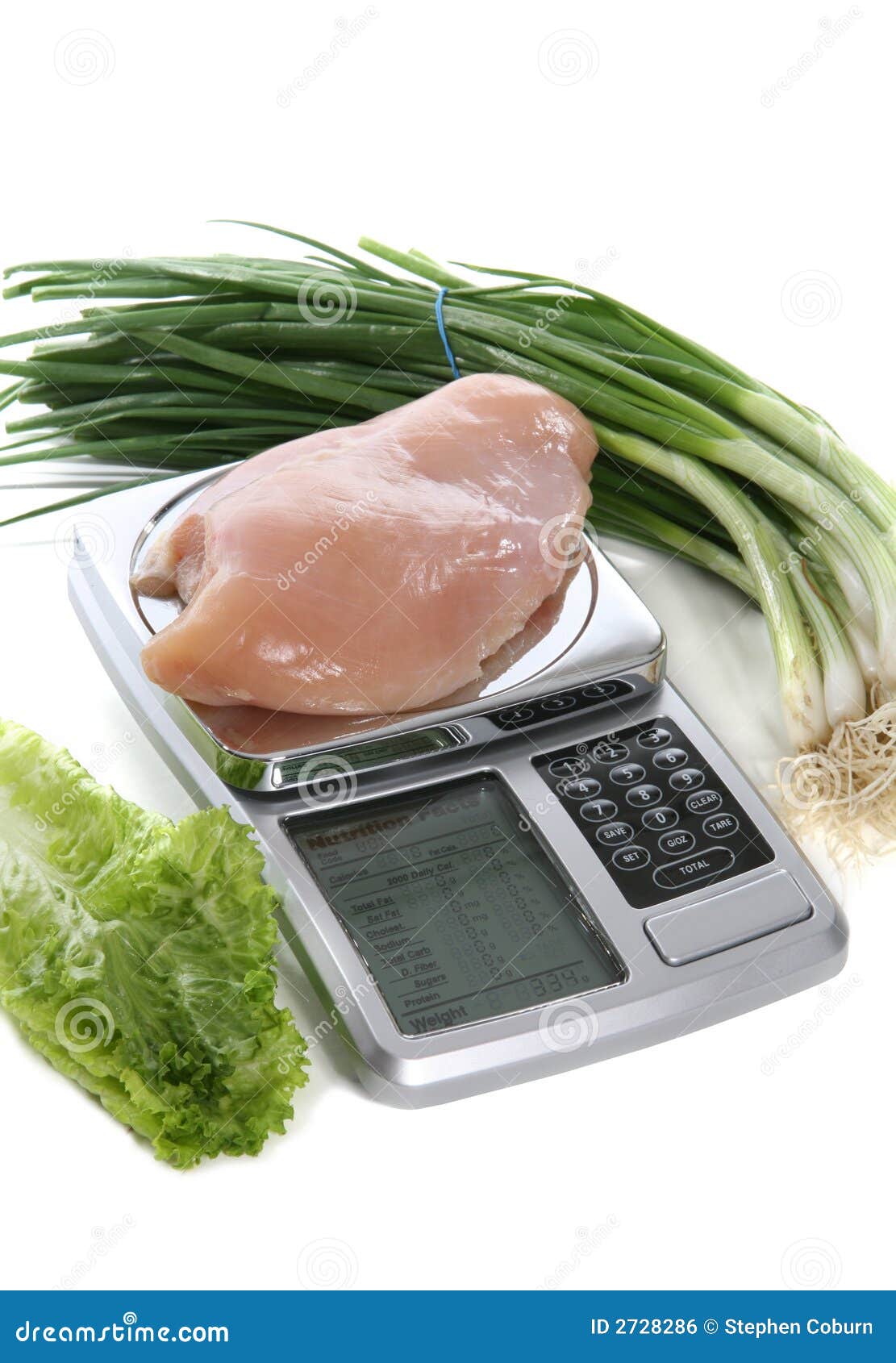 Raw Chicken on Scale stock photo. Image of cuisine, meal - 2728286