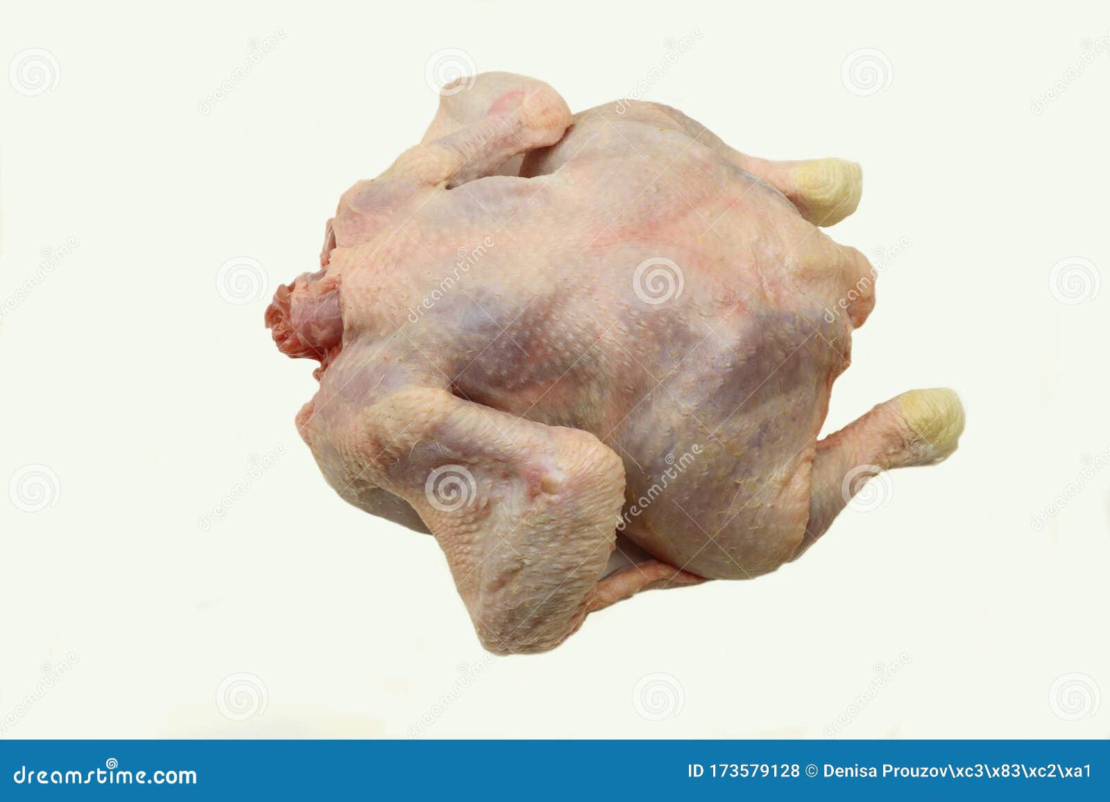 Raw Chicken on the White Background Stock Photo - Image of meat ...