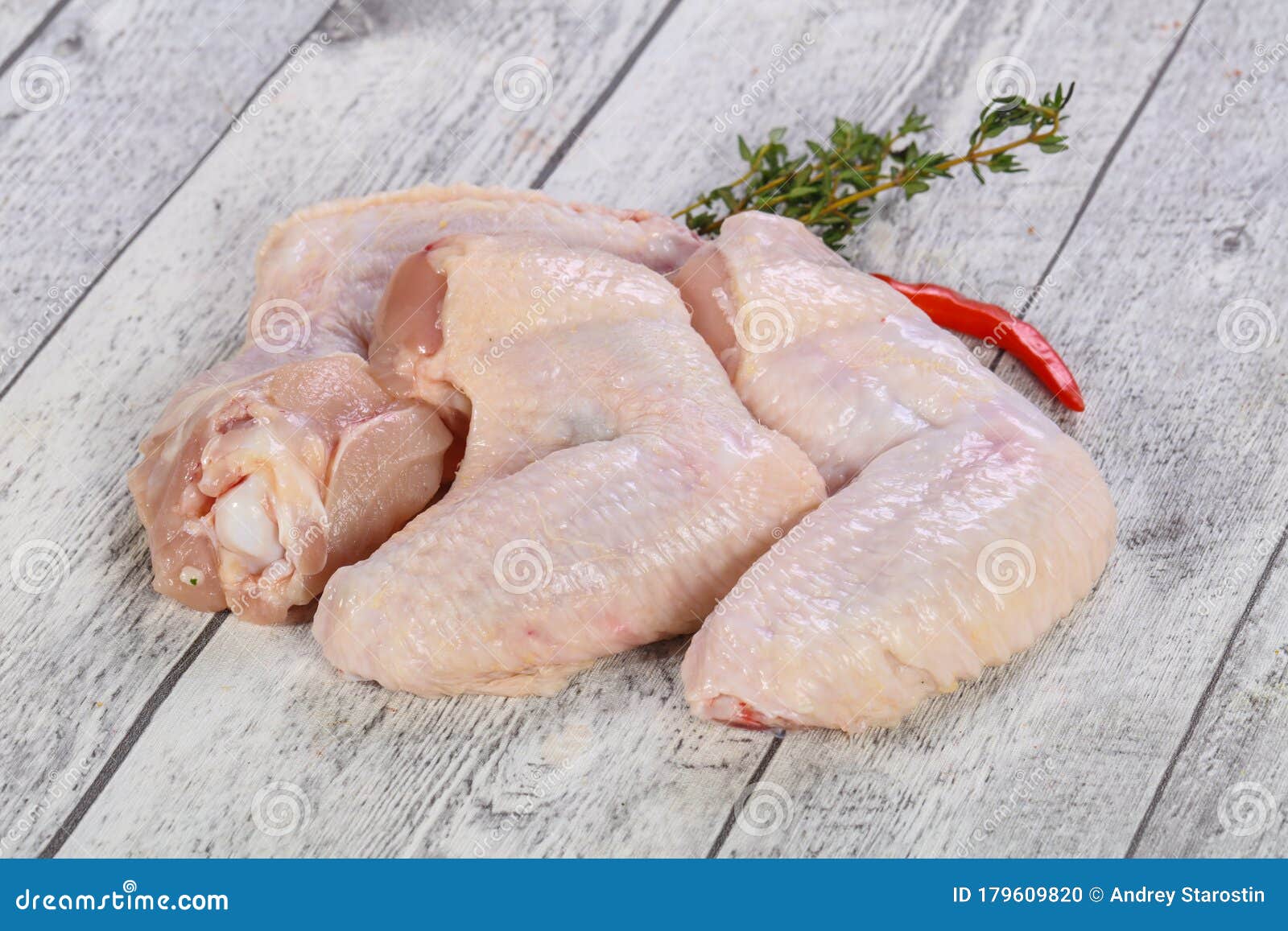 Raw chicken wings stock photo. Image of grill, gourmet - 179609820