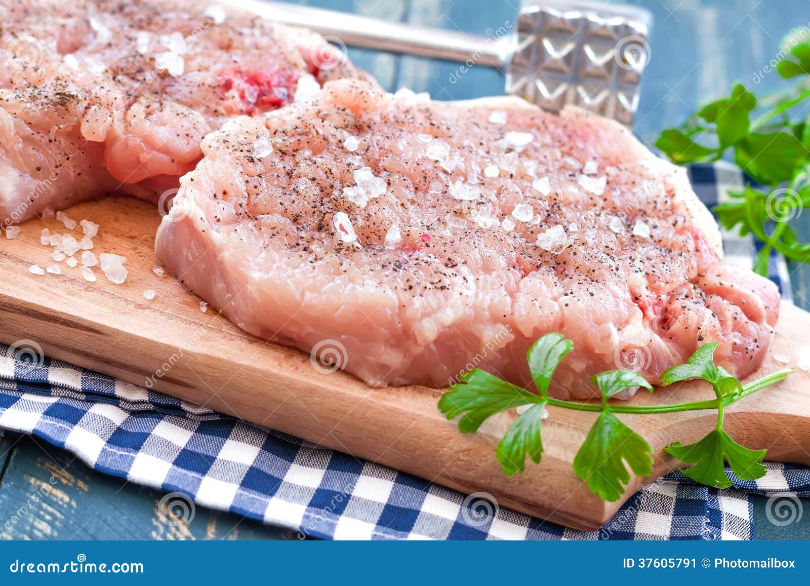 Raw chops stock image. Image of chop, piece, gourmet - 37605791