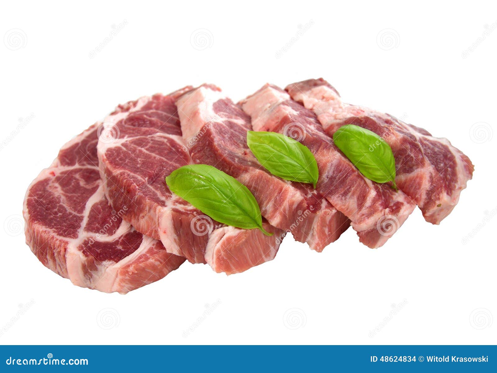 Raw chuck steak stock photo. Image of sliced, appetizing - 48624834