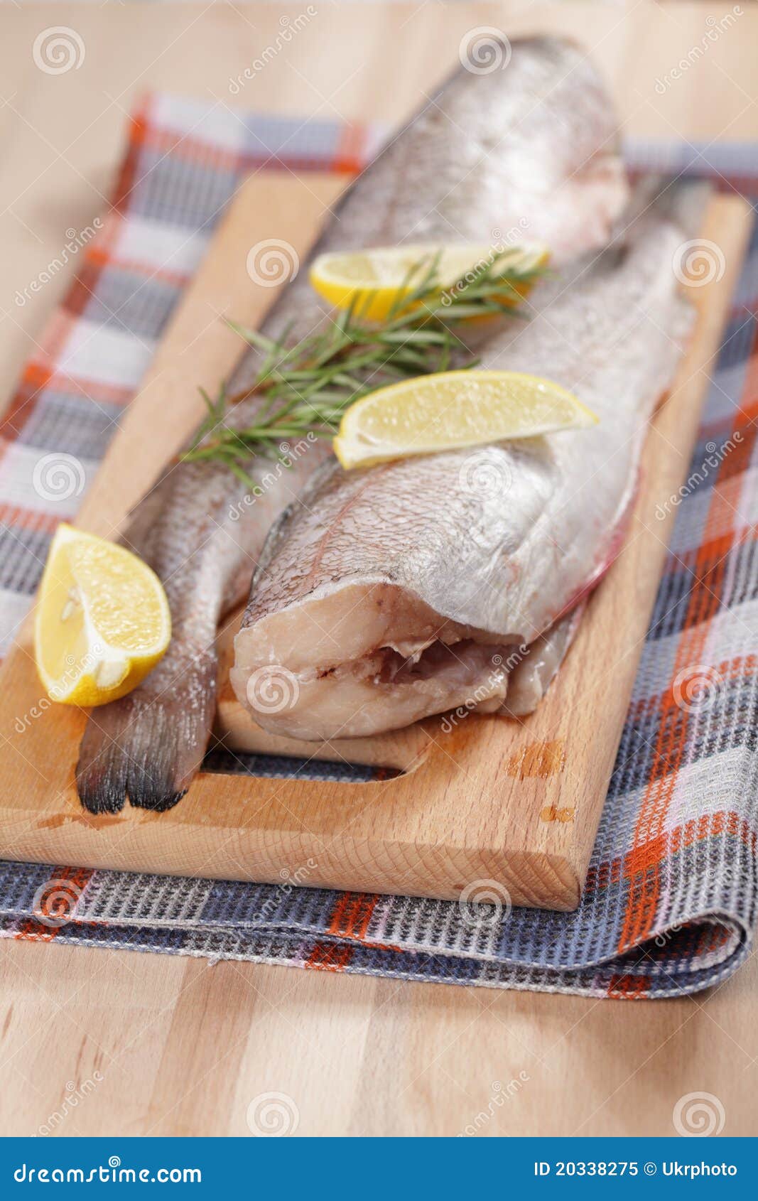 Raw cod stock image. Image of meal, wooden, fish, macro - 20338275