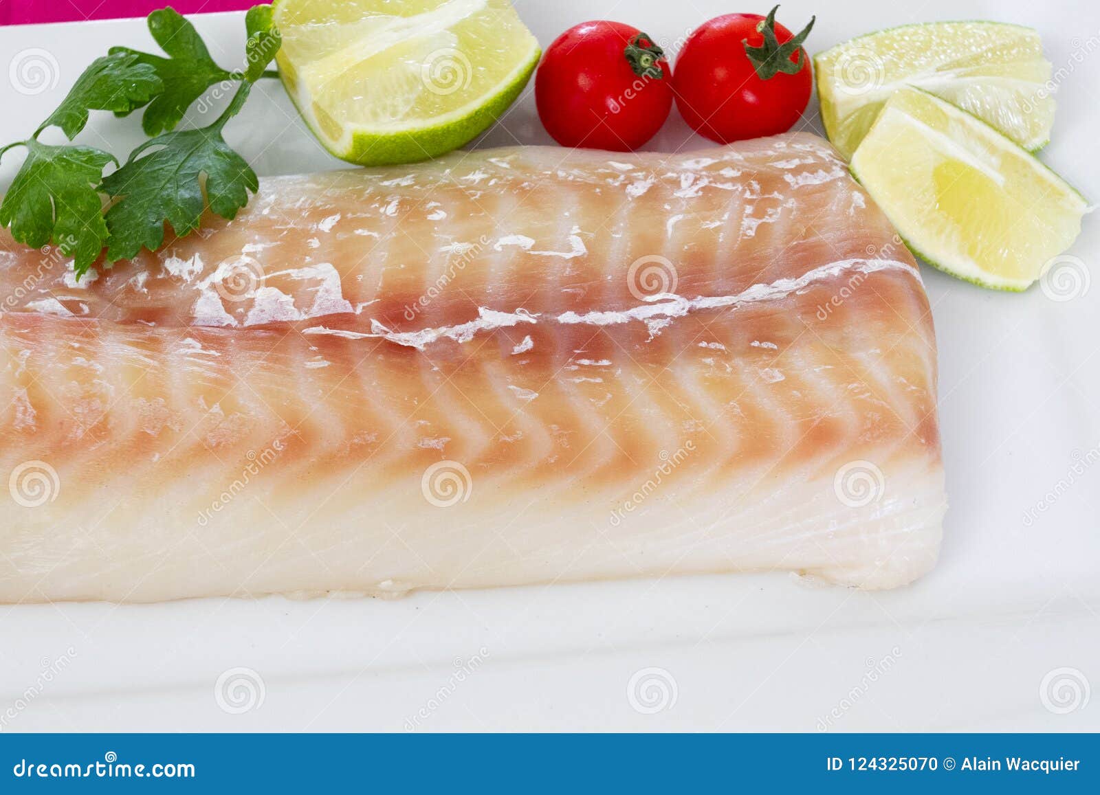 Raw cod back stock photo. Image of fillet, uncooked - 124325070