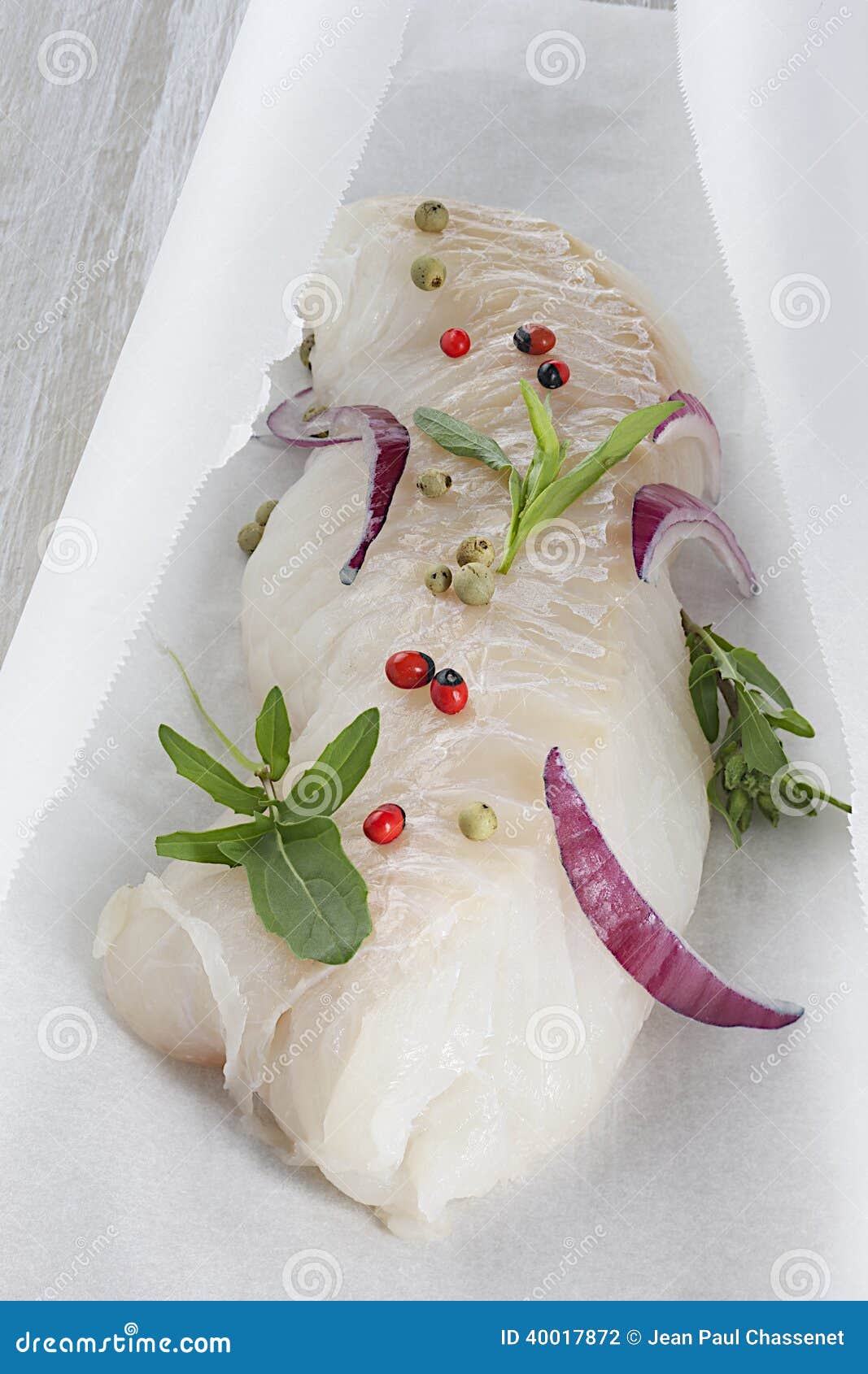 Raw cod filet stock photo. Image of dinner, closeup, fish - 40017872
