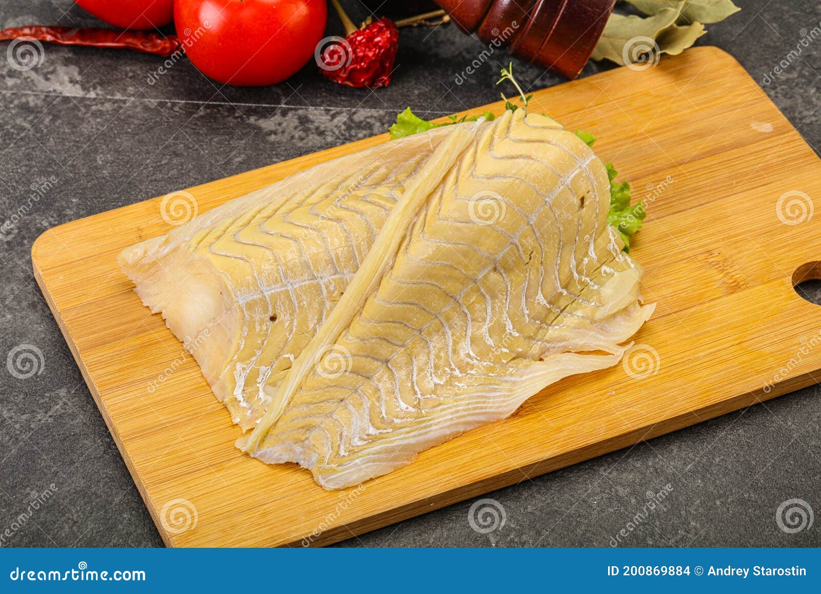 Raw cod fish for cooking stock photo. Image of uncooked - 200869884