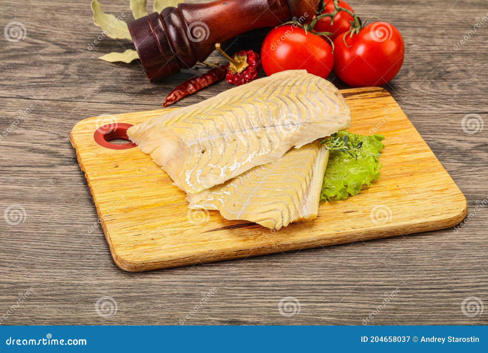 Raw cod fish for cooking stock image. Image of meat - 204658037