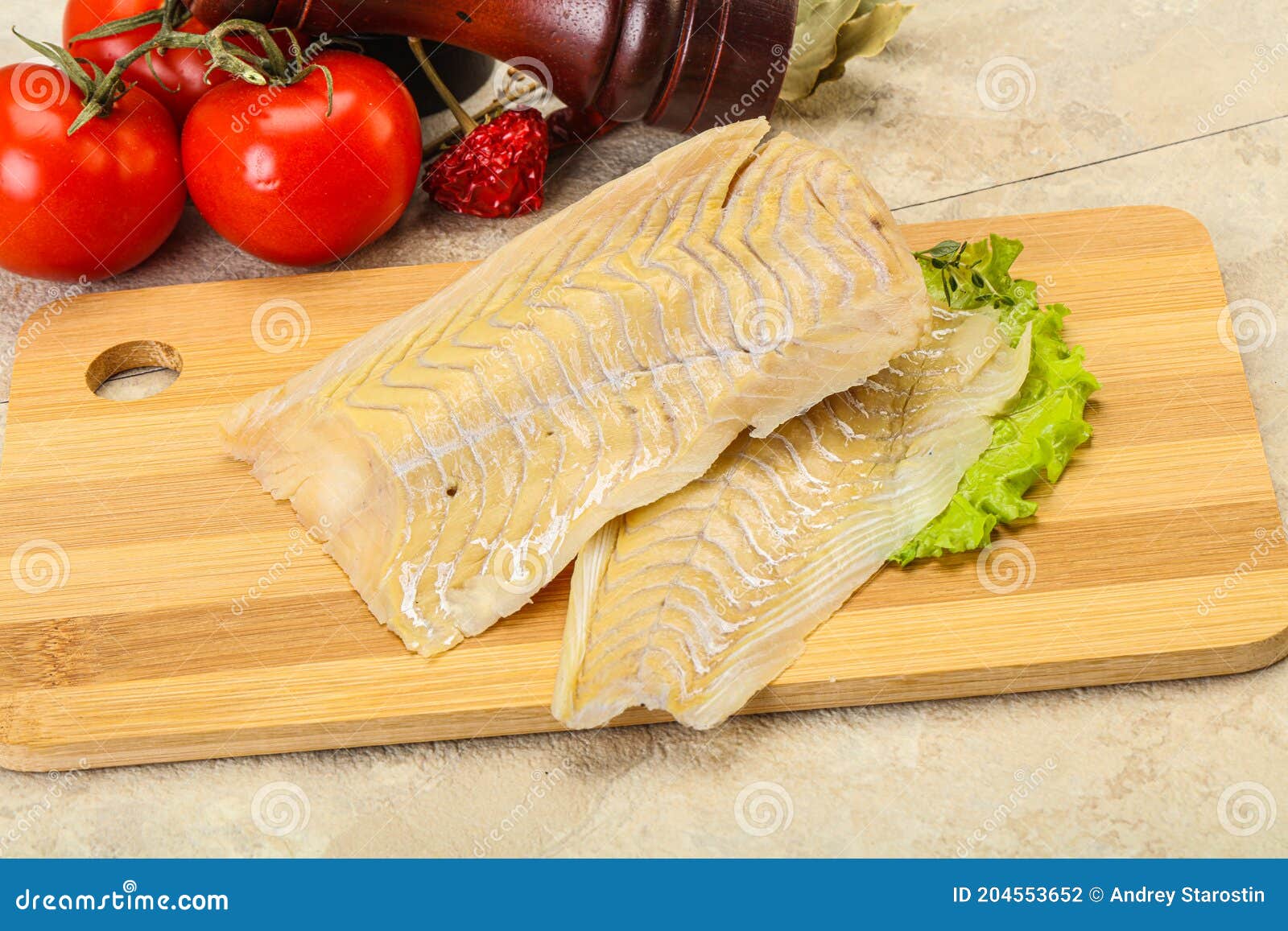Raw cod fish for cooking stock photo. Image of fillet - 204553652