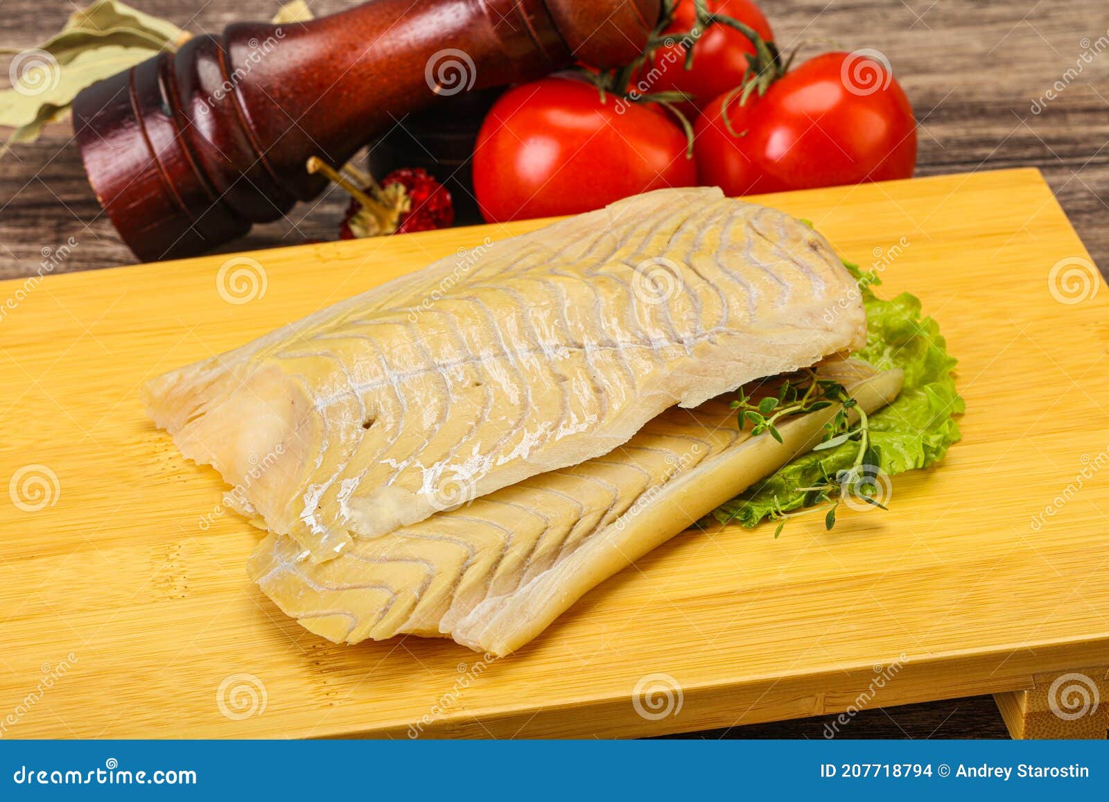 Raw cod fish for cooking stock photo. Image of uncooked - 207718794