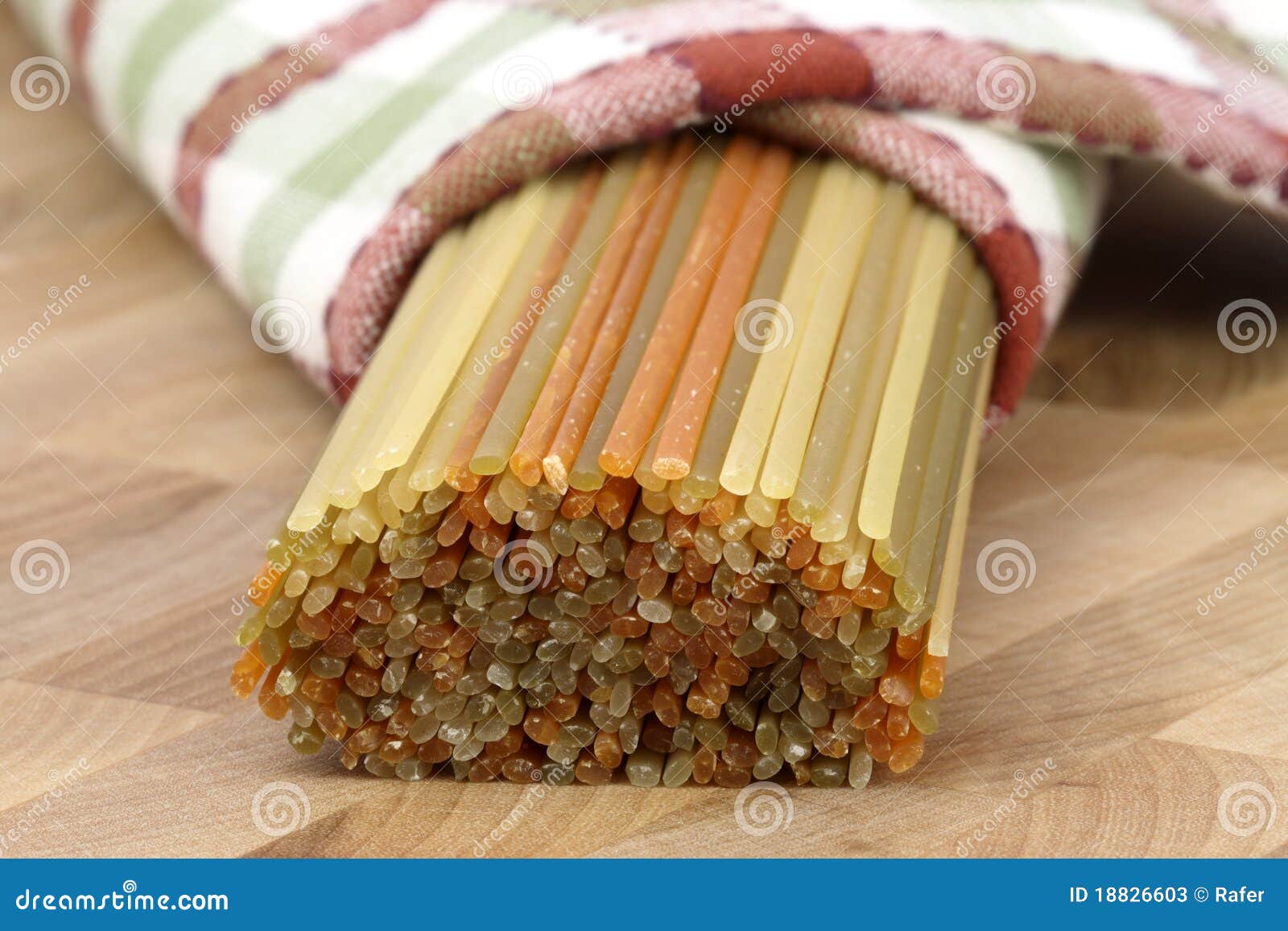 Raw colorful spaghetti stock image. Image of diet, food - 18826603